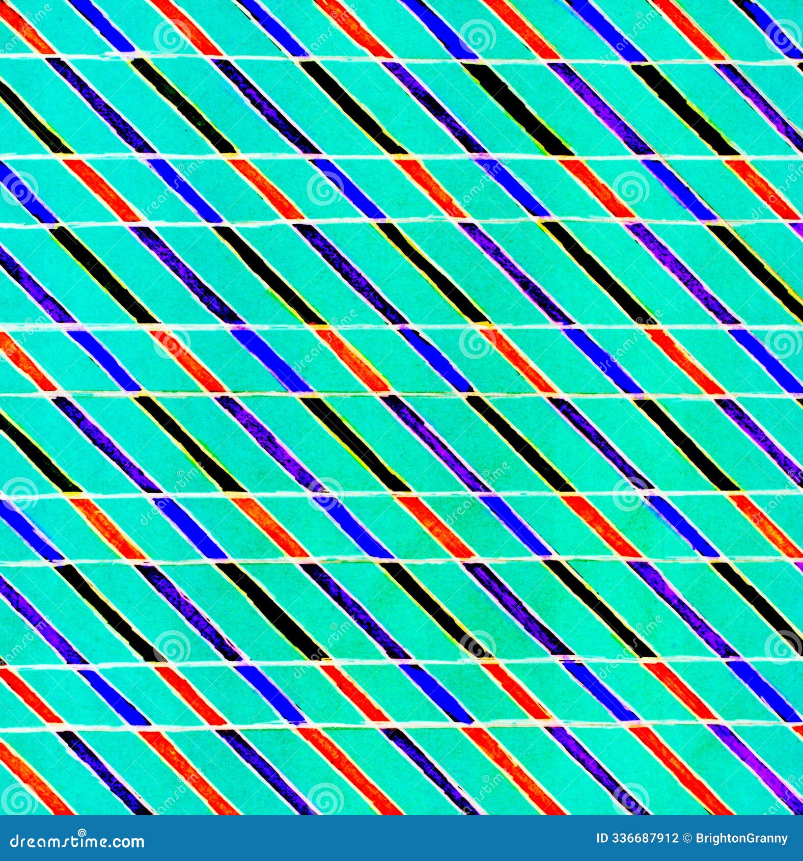 A Repeat Pattern with Horizontal and Diagonal Lines. Stock Illustration ...