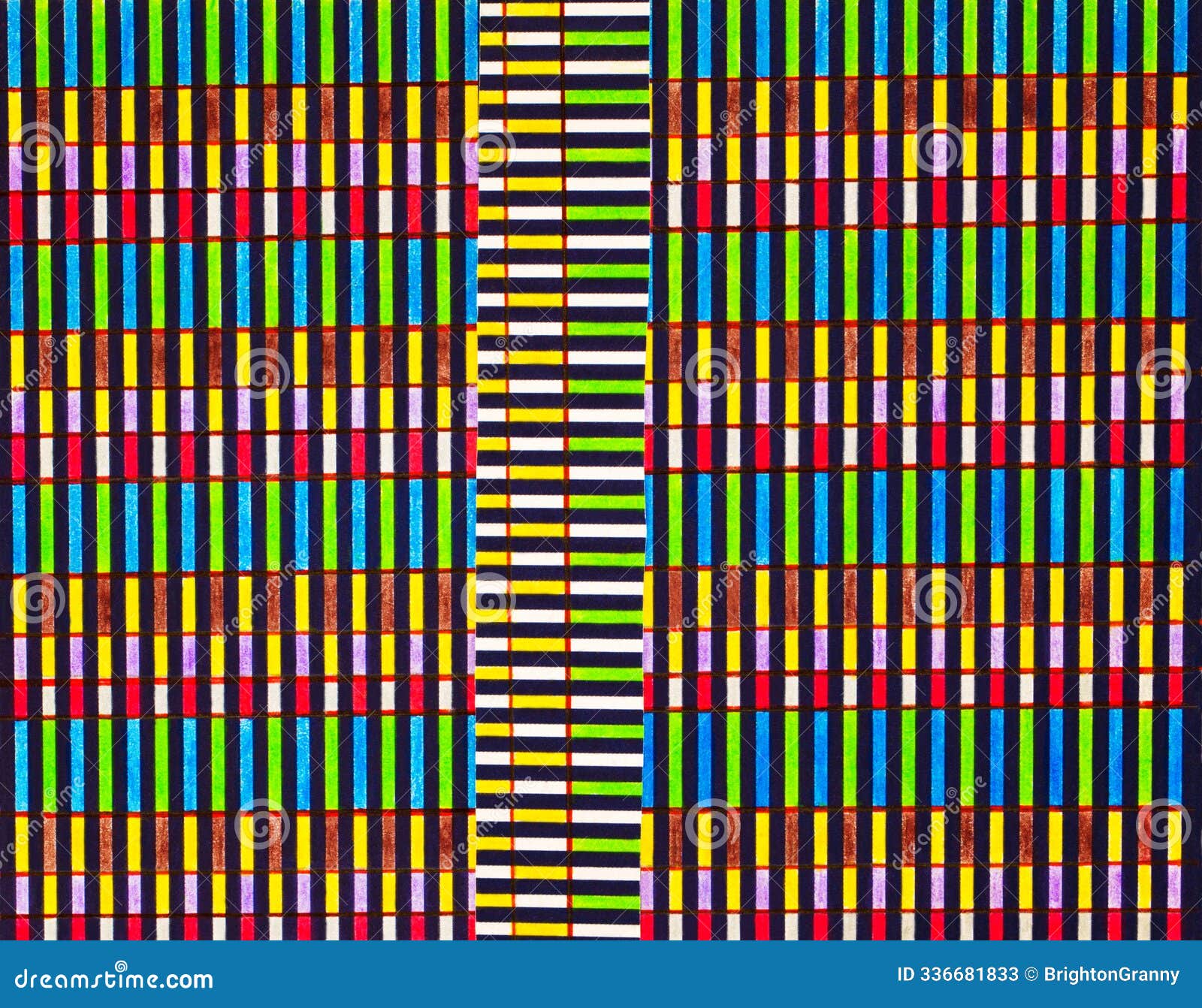 A Repeat Pattern with Horizontal and Vertical Lines. Stock Illustration ...