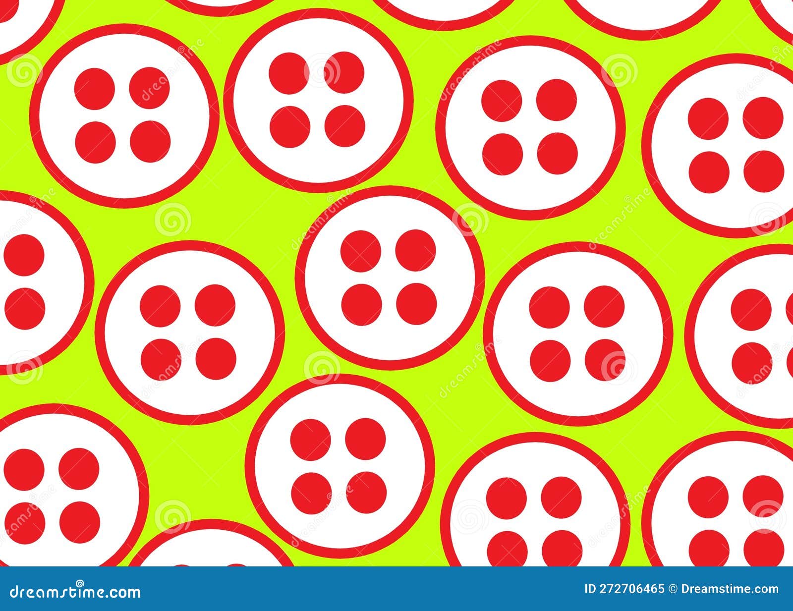 A Repeat Pattern of Simple Simplified Outline Symbols Shapes of a Red ...
