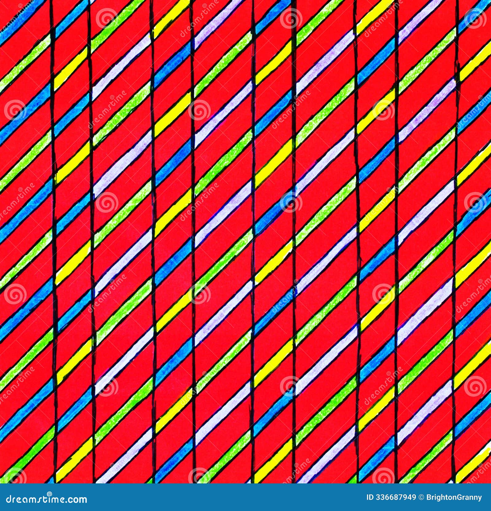 A Repeat Pattern with Vertical and Diagonal Lines. Stock Illustration ...