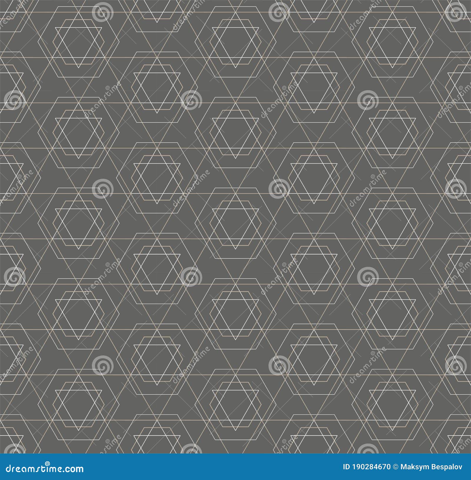 Repetitive White Vector Geo Repeat Texture. Seamless Linear Graphic ...