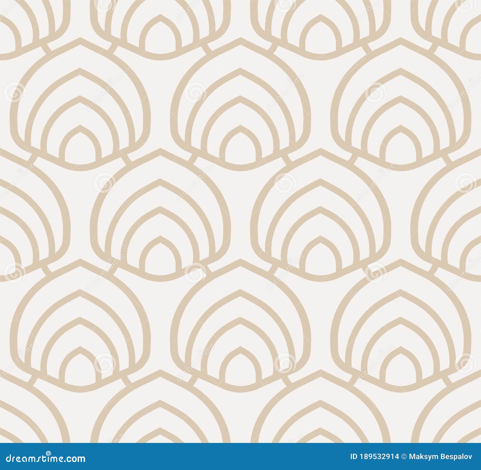 Repeat Retro Graphic Twenties Repeat Pattern. Repetitive Fashion Vector ...