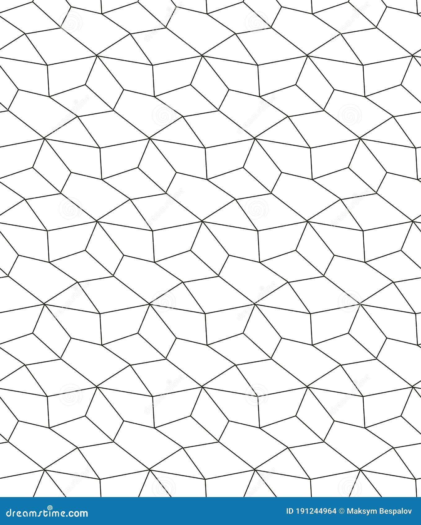 Repeat Simple Graphic Rhombus Lattice Texture. Seamless Vintage Vector ...