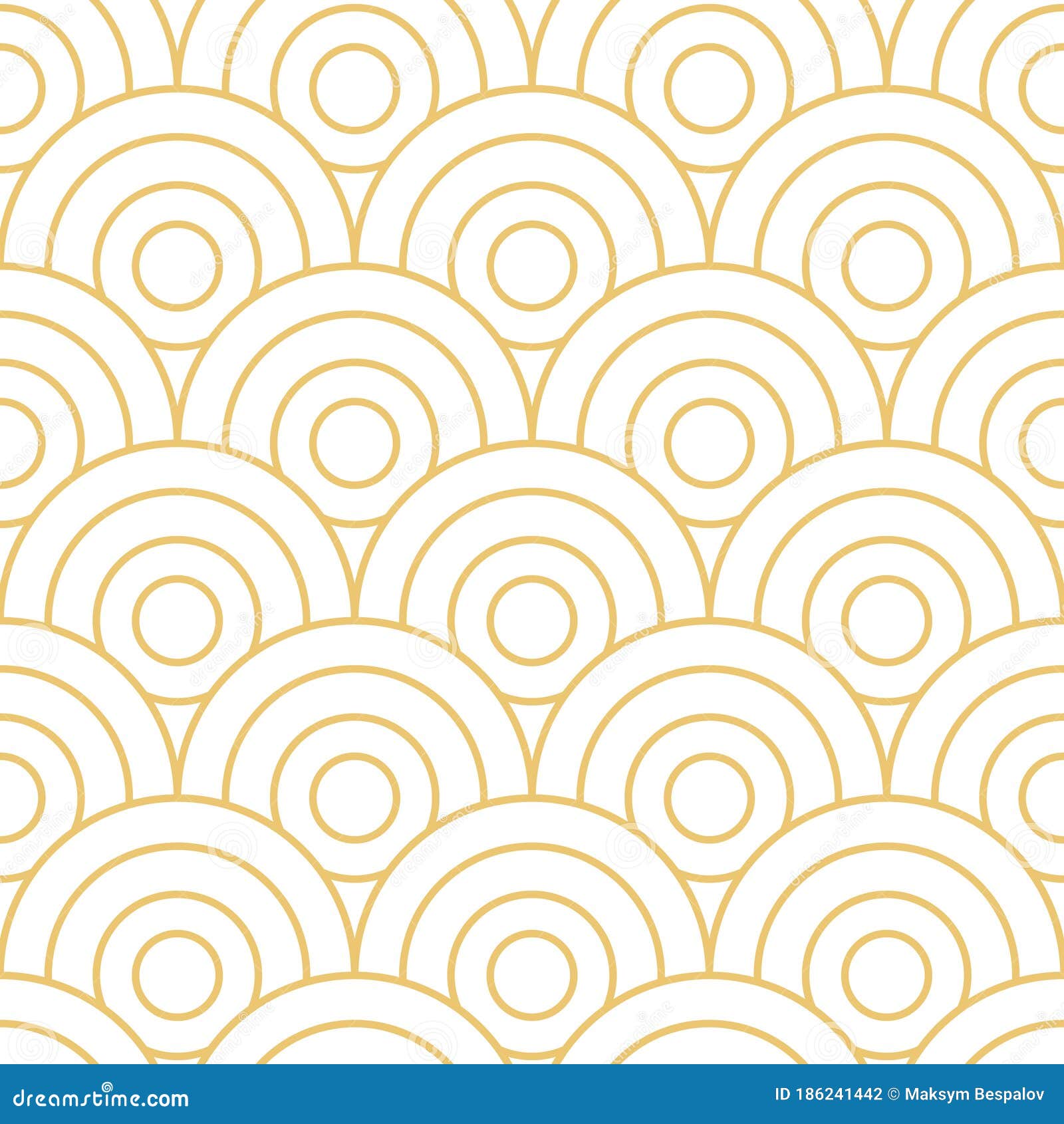 Repeat Wave Graphic Optical Lattice Pattern. Continuous Linear Vector ...