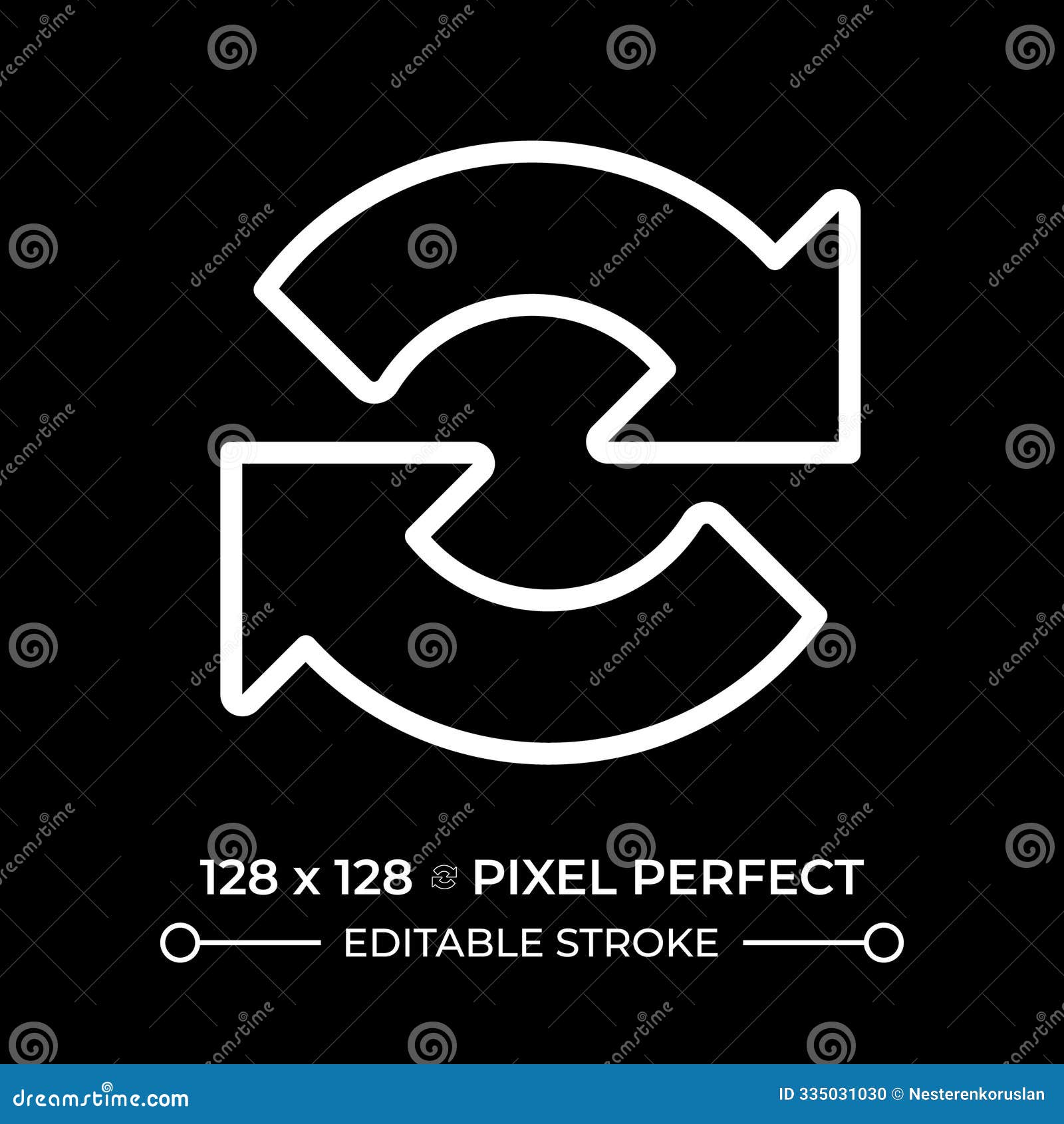 Repeat White Vector Curly Background Pattern. Continuous Retro Graphic Curved Swatch Texture ...