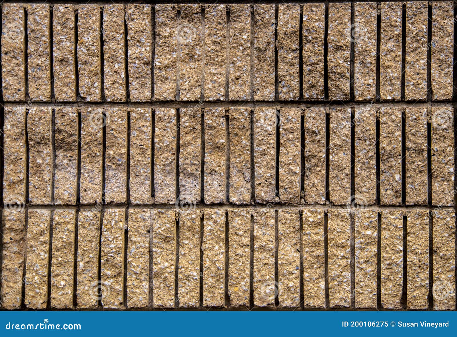 Repeatable Background of Slim Vertical Bricks - Rough Texture Stock ...