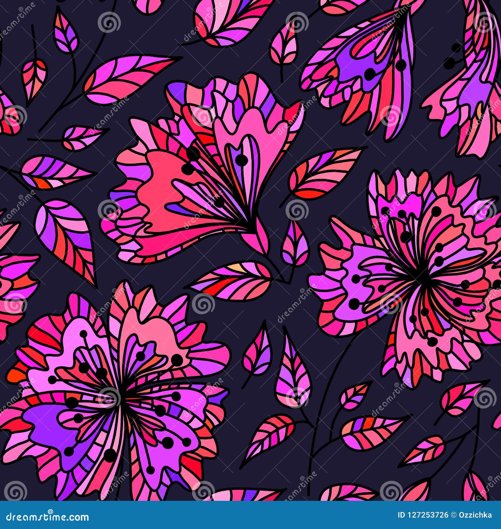 Repeatable Background. Vector Seamless Pattern Wild Plants, Herbs and ... Repeatable Background. Vector Seamless Pattern Wild Plants, Herbs and ...