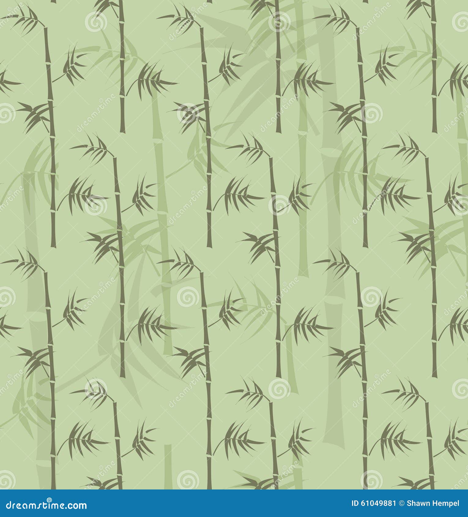 Repeatable Bamboo Stems Texture Stock Illustration - Illustration of ...