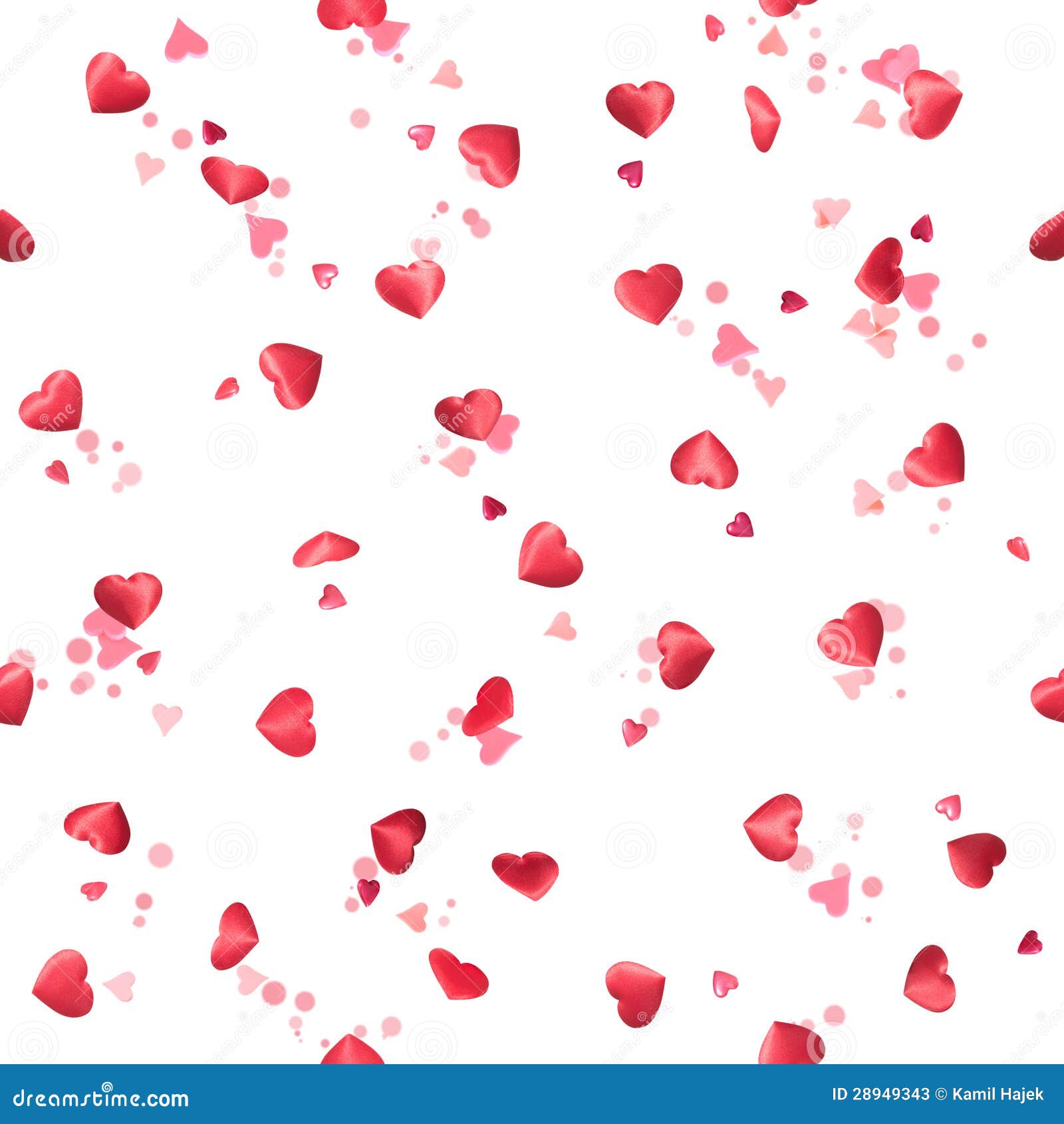Flying Hearts. Red Hearts Stock Image White Background | CartoonDealer ...