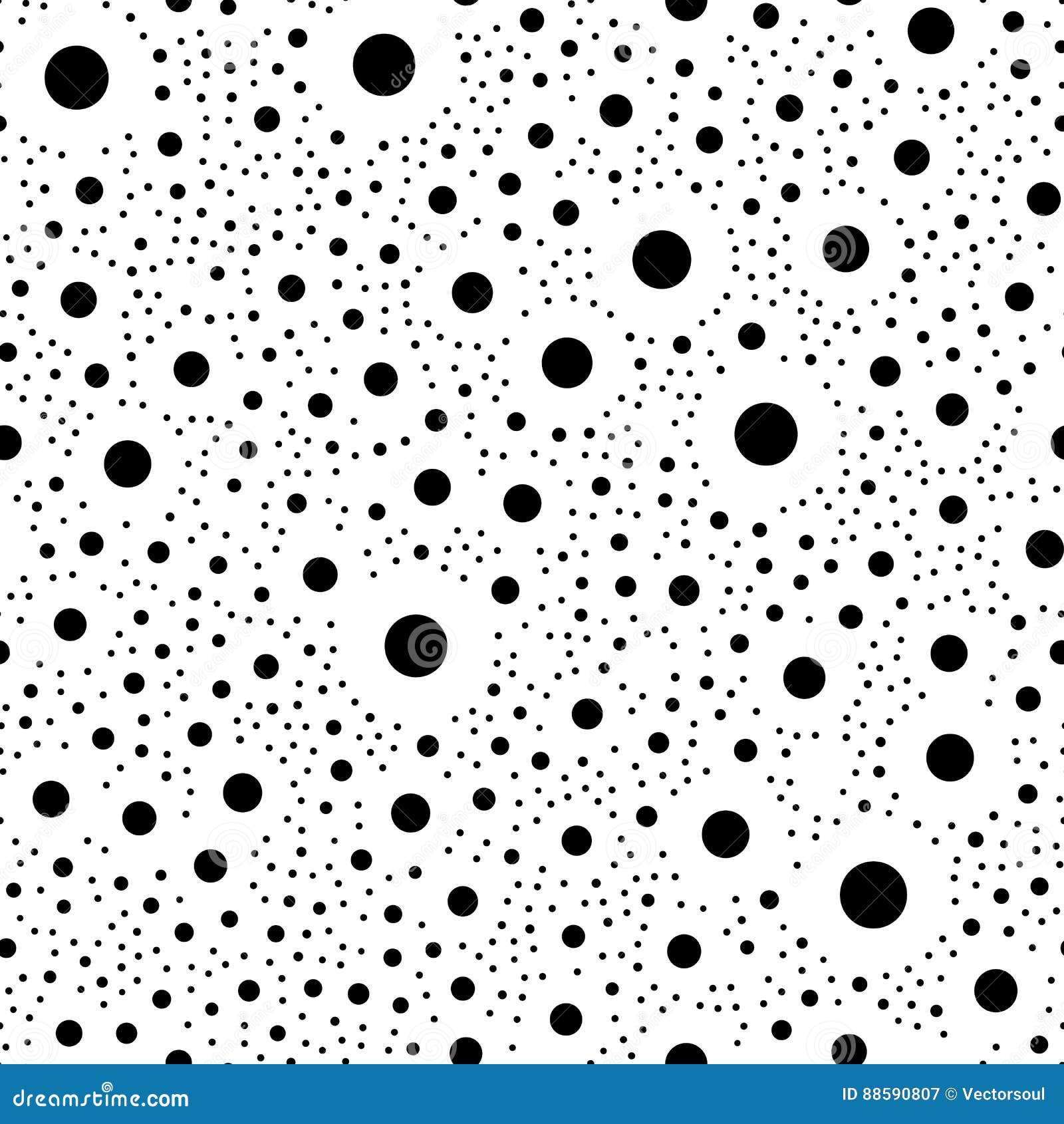 Repeatable Geometric Pattern with Scattered, Random Shapes Stock Vector ...