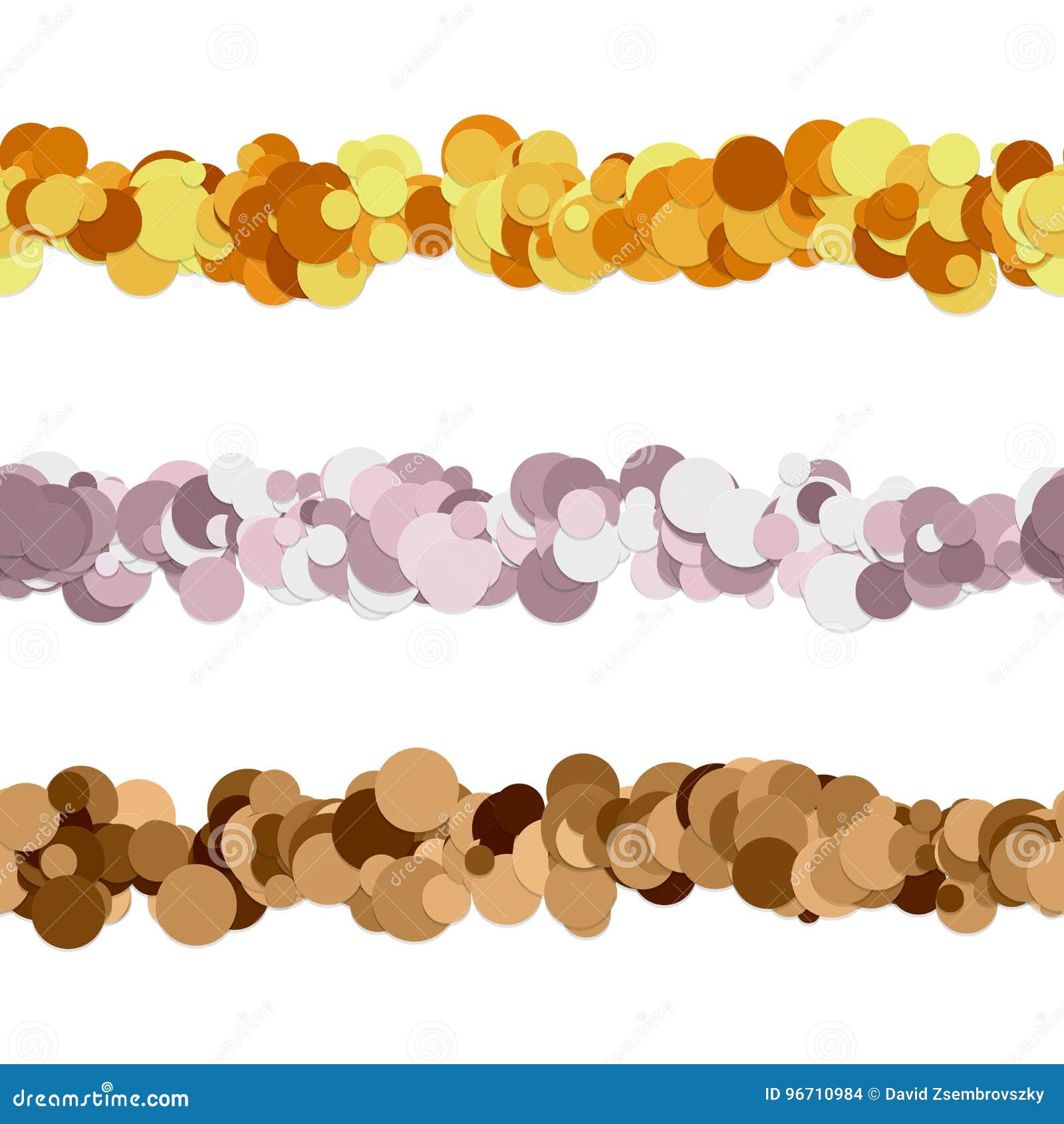 Repeatable Random Square Pattern Paragraph Dividing Line Design Set ...