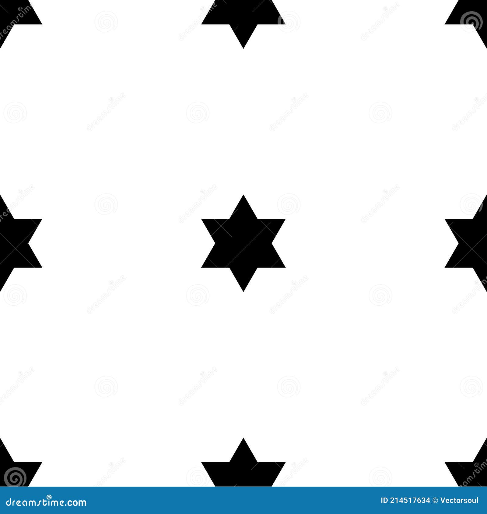 Repeatable, Seamless Star, Star Shape Pattern, Background Stock Vector ...