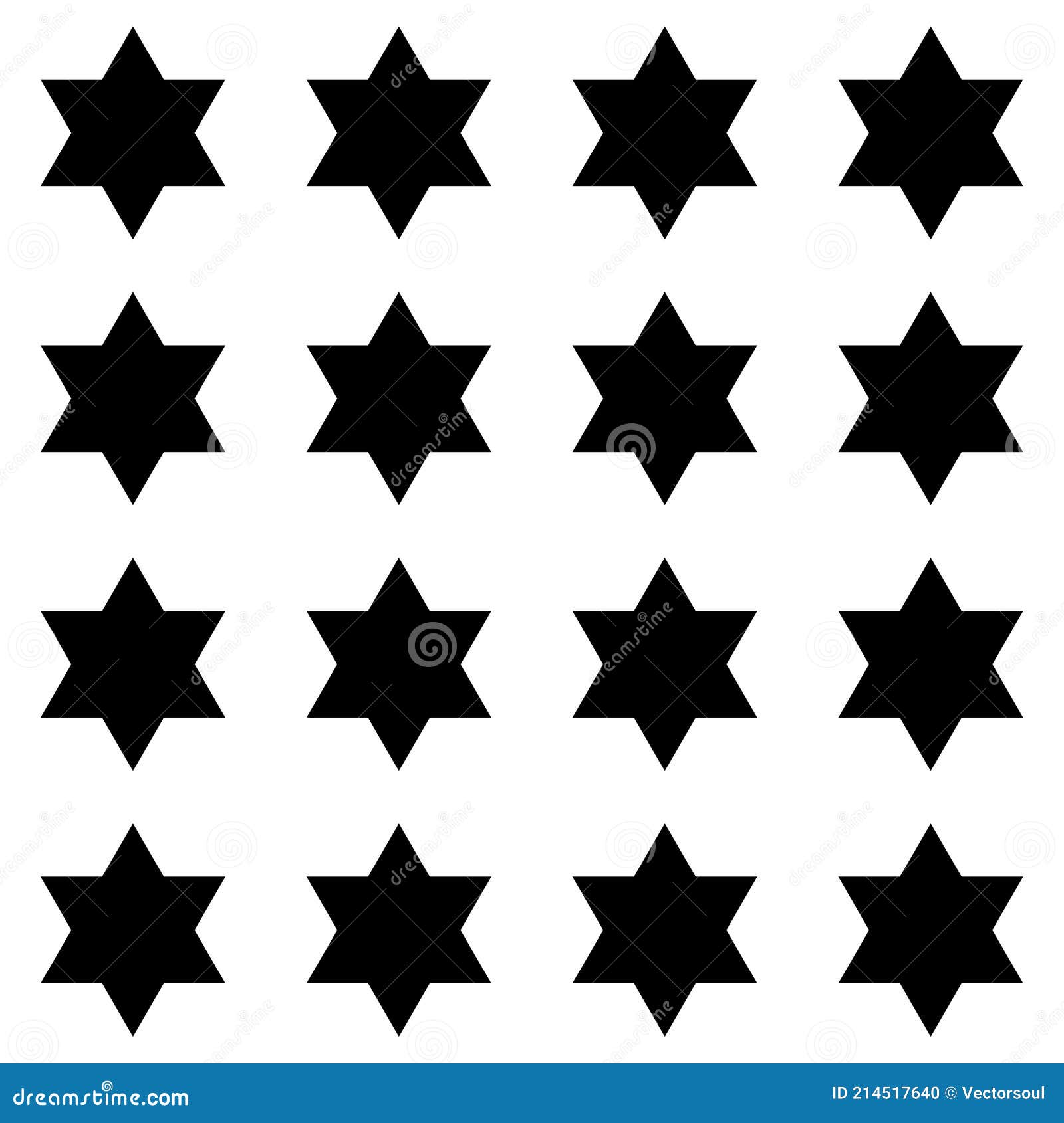 Repeatable, Seamless Star, Star Shape Pattern, Background Stock Vector ...