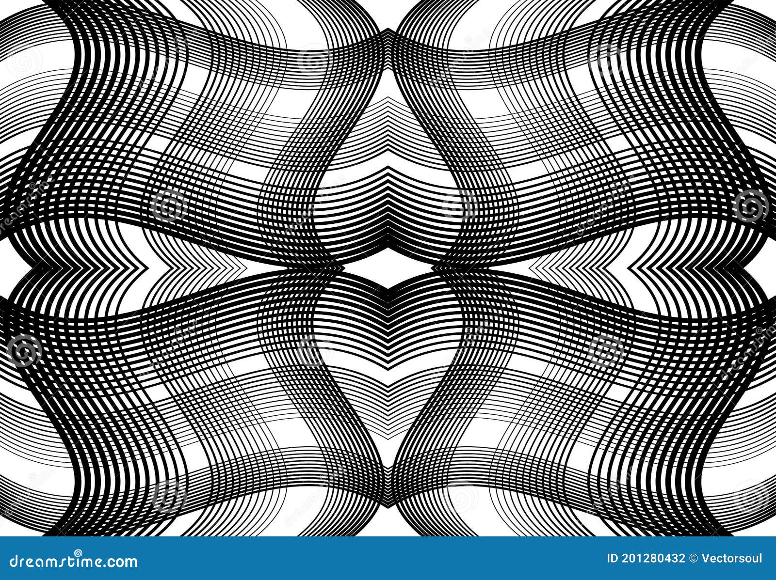 Repeatable and Tileable Grid, Mesh of Zig-zag, Criss-cross and Wavy ...