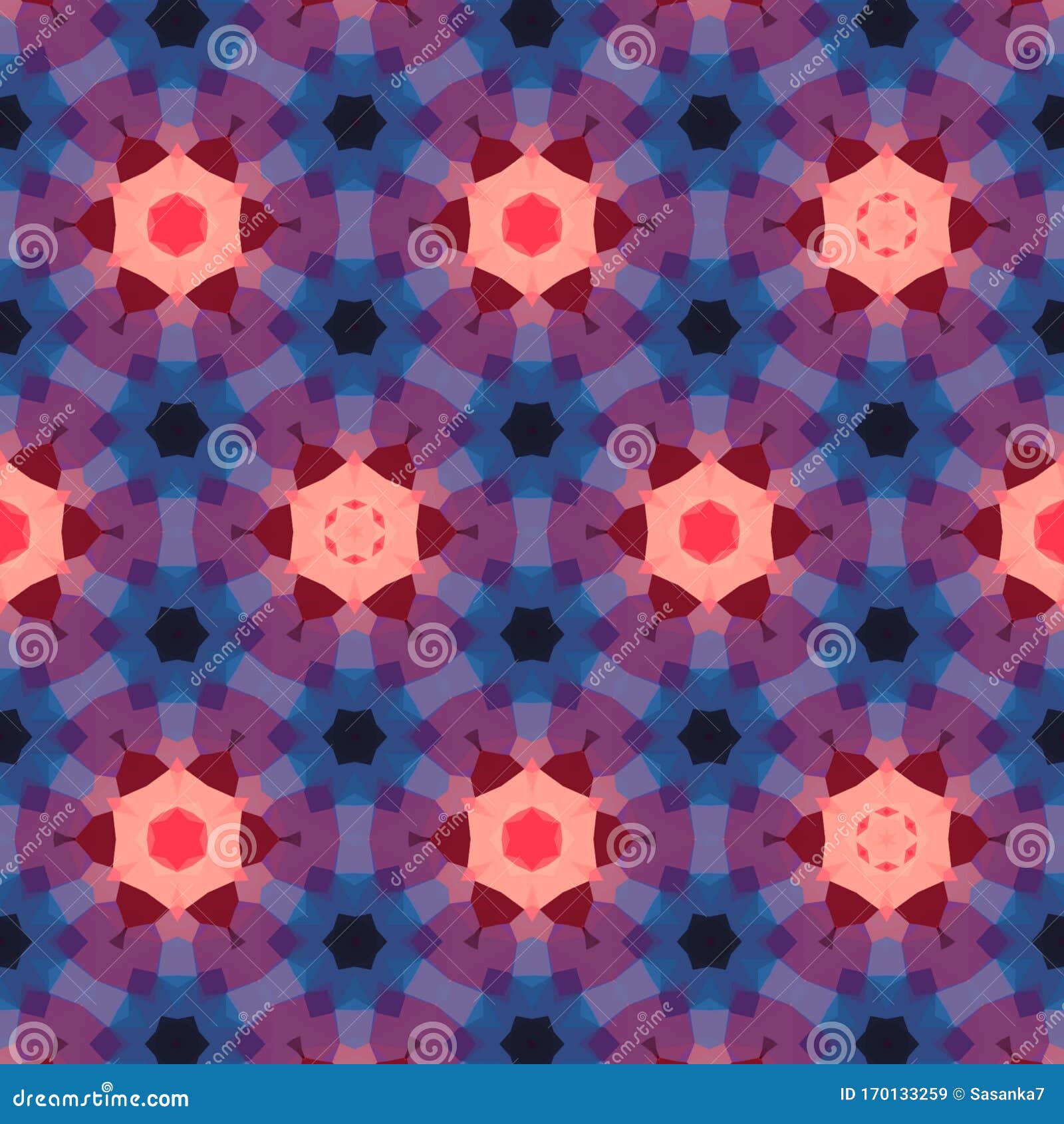 Repeated Abstract Background Stock Illustration - Illustration of ...