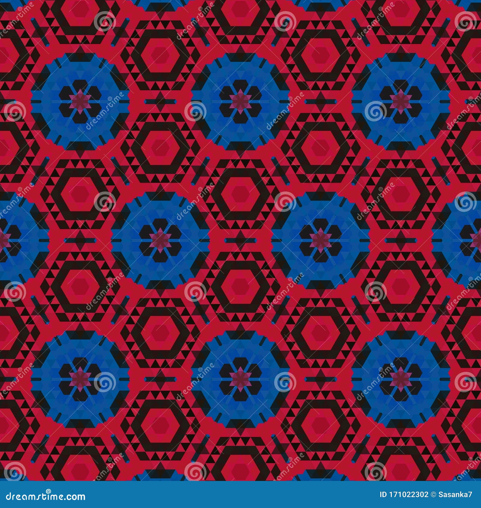 Repeated Abstract Background Stock Illustration - Illustration of ...