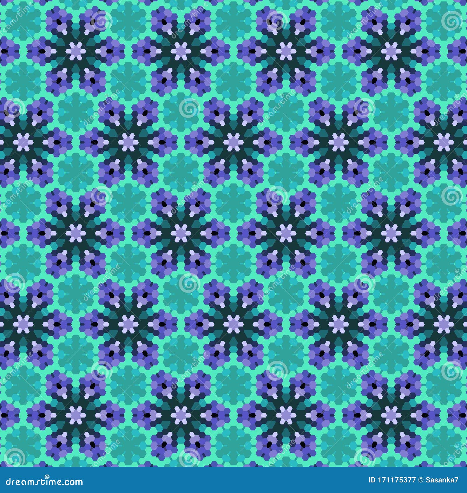 Repeated Abstract Background Stock Illustration - Illustration of ...