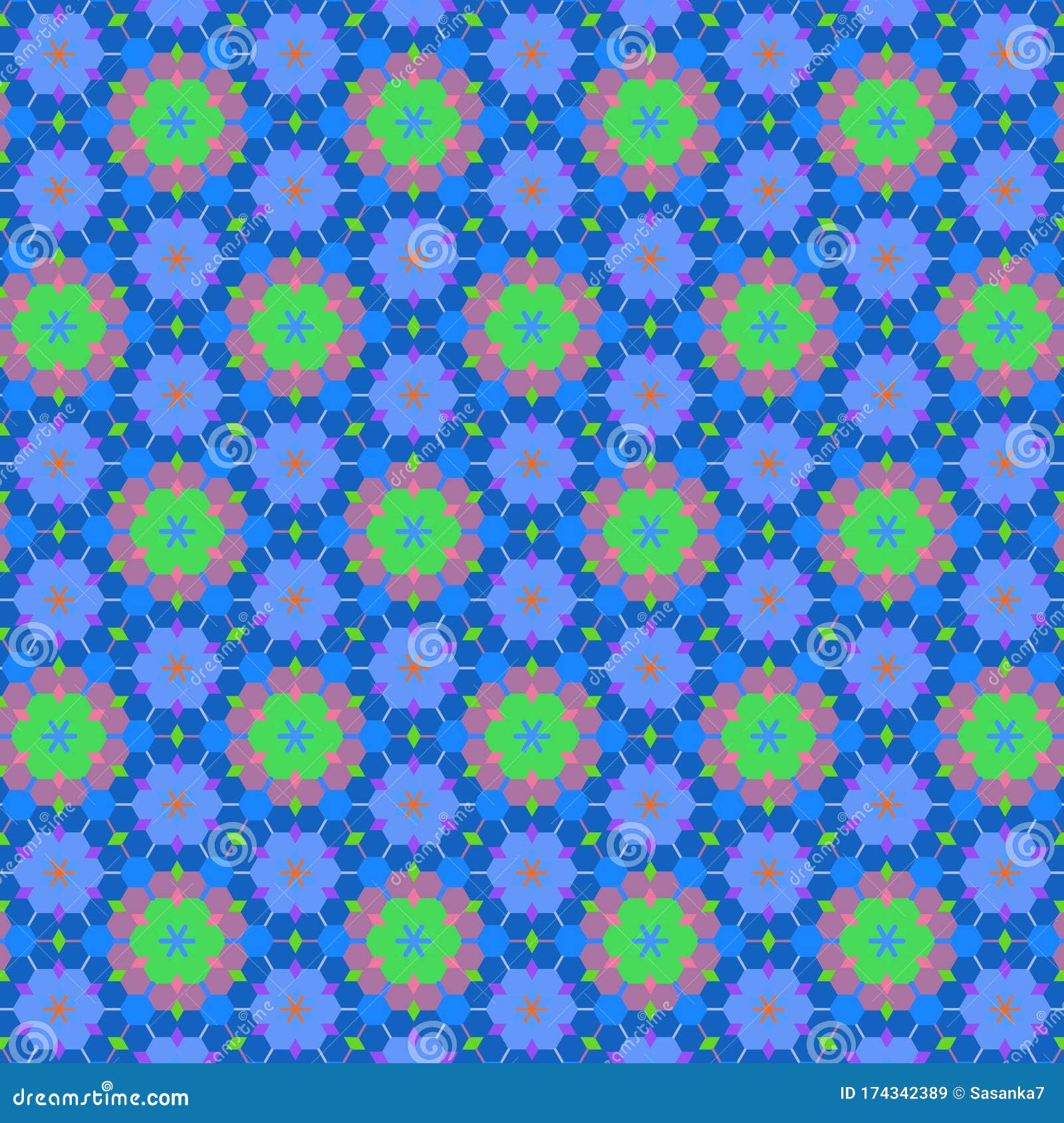 Repeated Abstract Background Stock Illustration - Illustration of ...