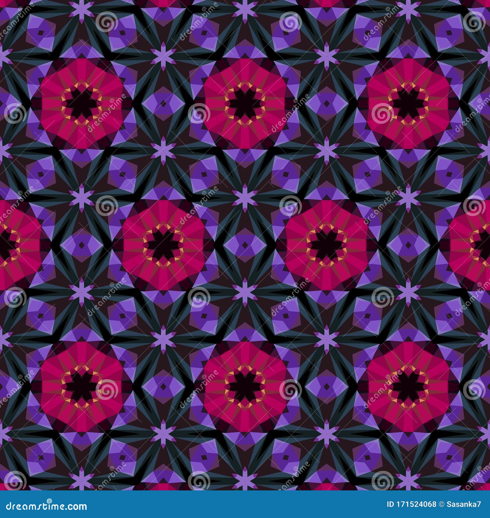 Repeated Abstract Background Stock Illustration - Illustration of ...