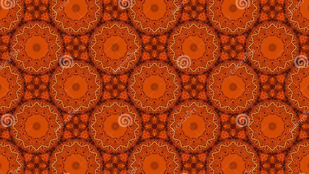 Repeated Circular Figures on an Abstract Background Forming a ...