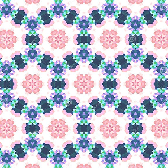 Repeated mosaic texture stock illustration. Illustration of seamless ...