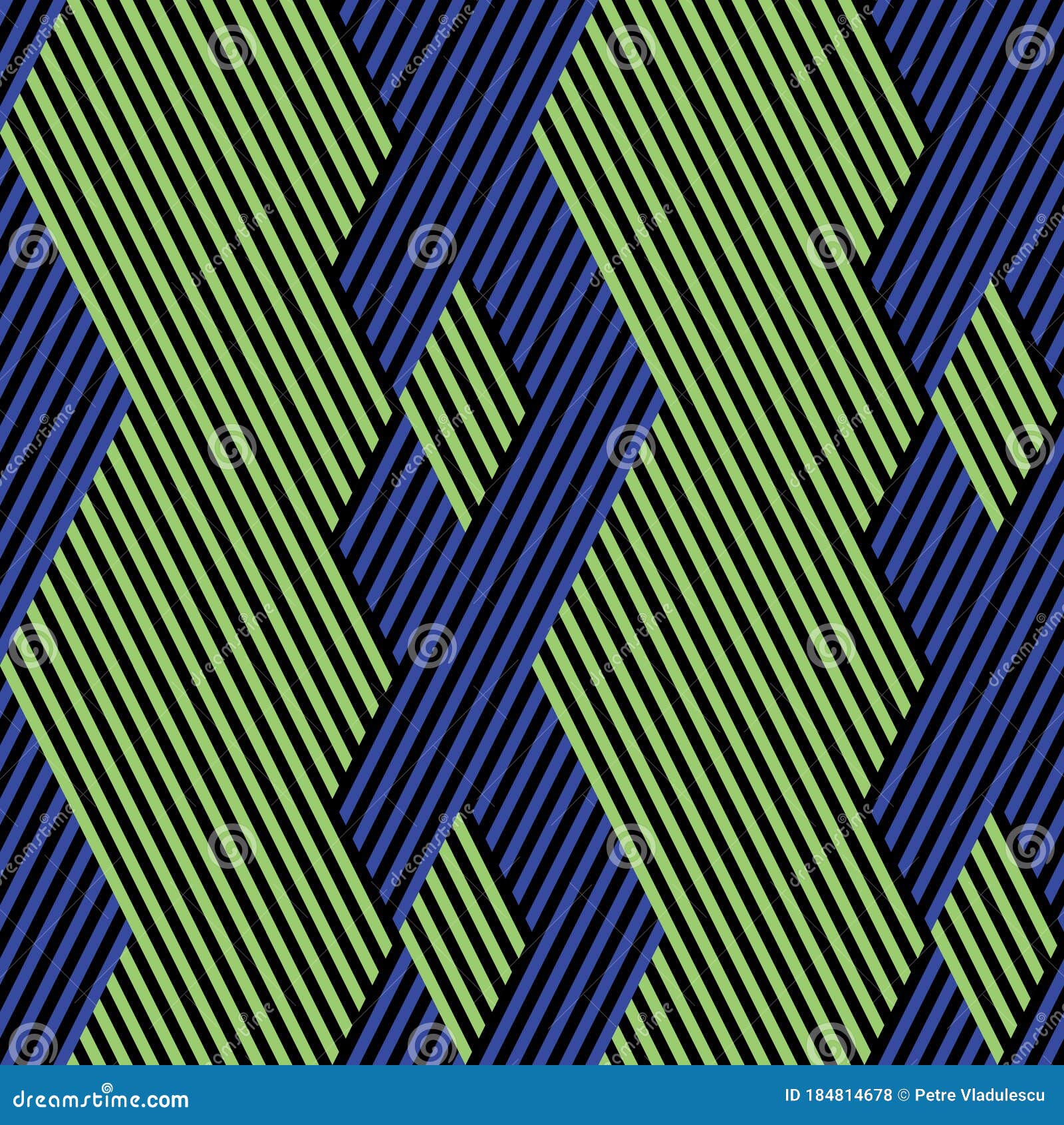 Repeated Orange and Blue Pattern, Modern Stylish Image. Stock Vector ...