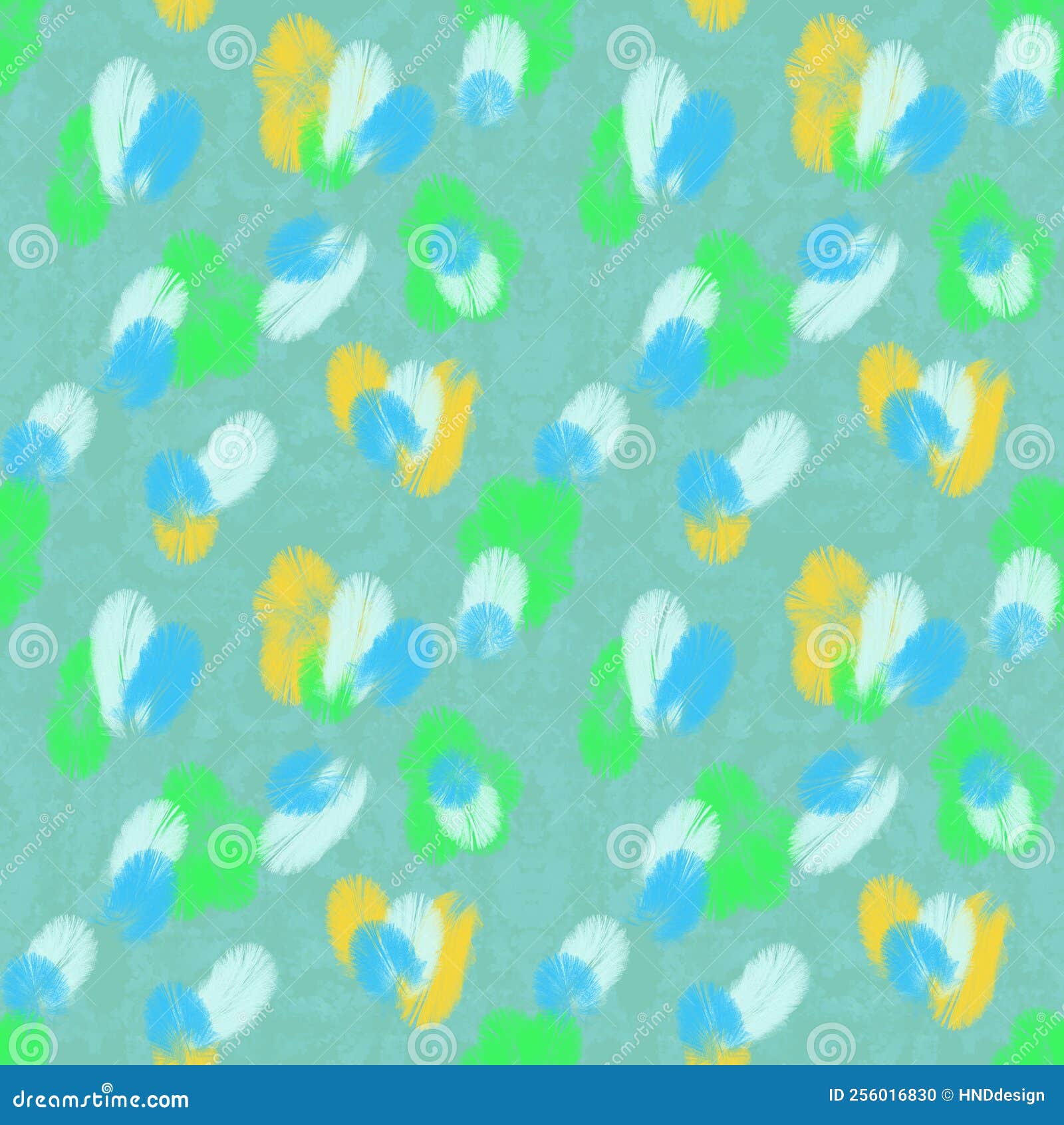 Repeated Pattern Design Made with Feathers.design Suitable for Digital ...