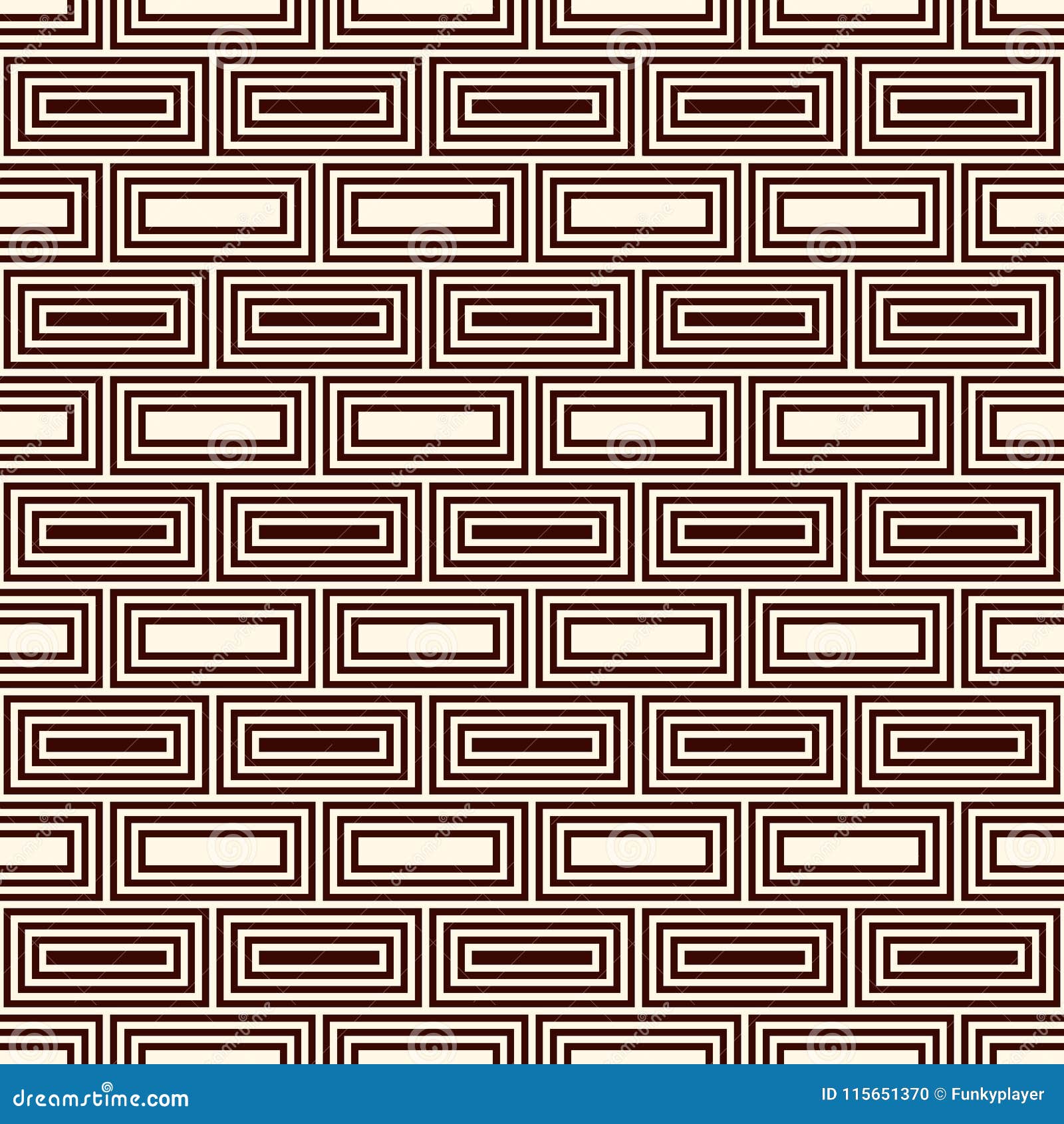 Repeated Rectangular Blocks Abstract Background. Bricks Motif. Ethnic ...