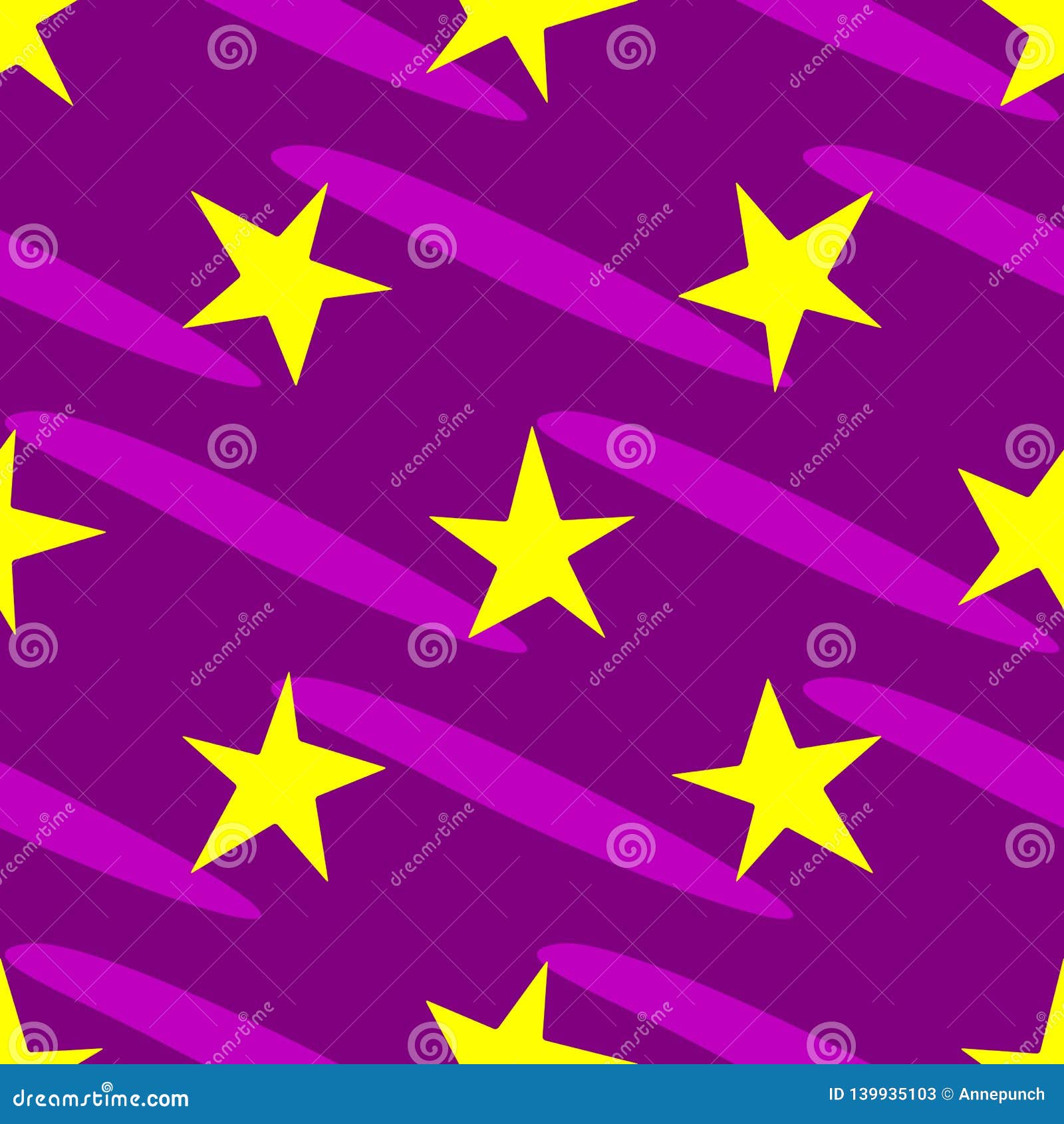 Repeated Stars and Lines Drawn by Hand. Starry Seamless Pattern Stock ...