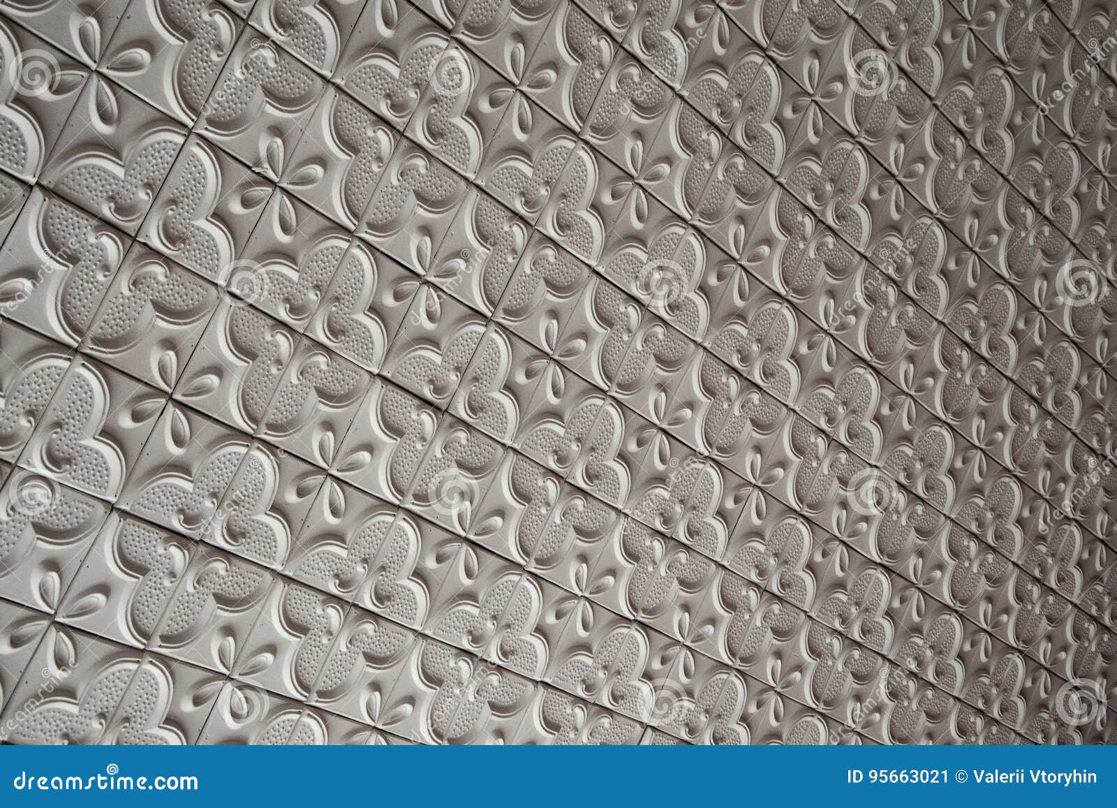 Repeated Tiles on the Ceiling. Stock Image - Image of ornate, antique ...