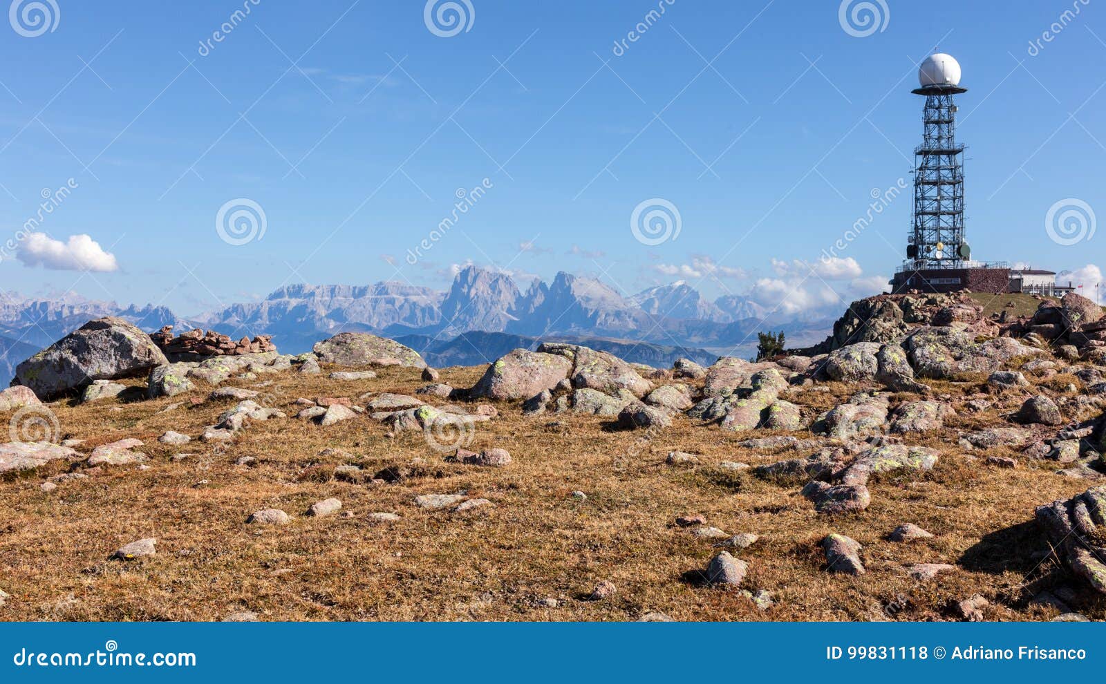 Repeater Antenna in the Background of the Mountain Stock Photo - Image ...