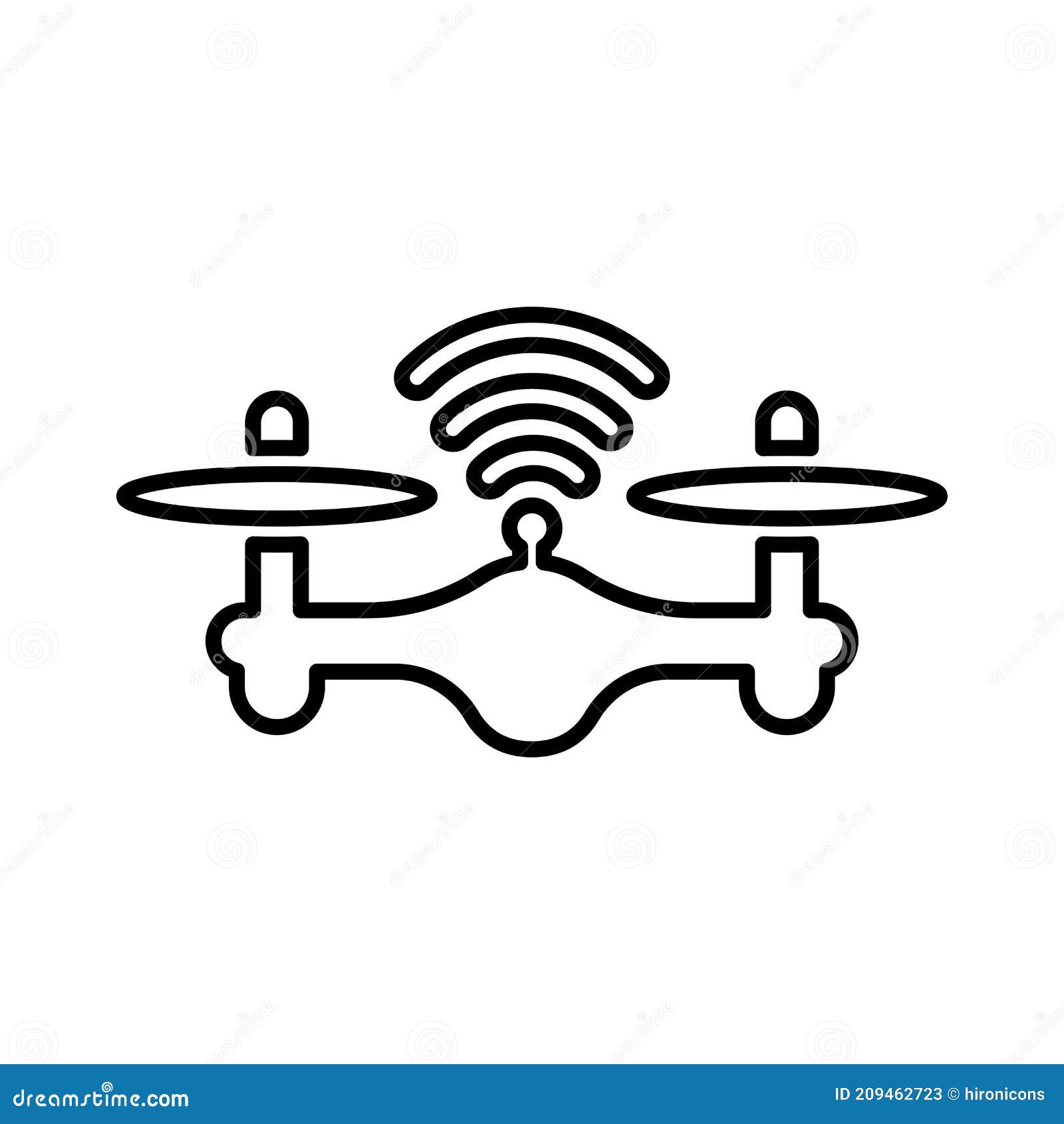 Repeater, Antenna, Signal, Wifi Drone Line Icon. Outline Vector Stock ... Repeater, Antenna, Signal, Wifi Drone Line Icon. Outline Vector Stock ...