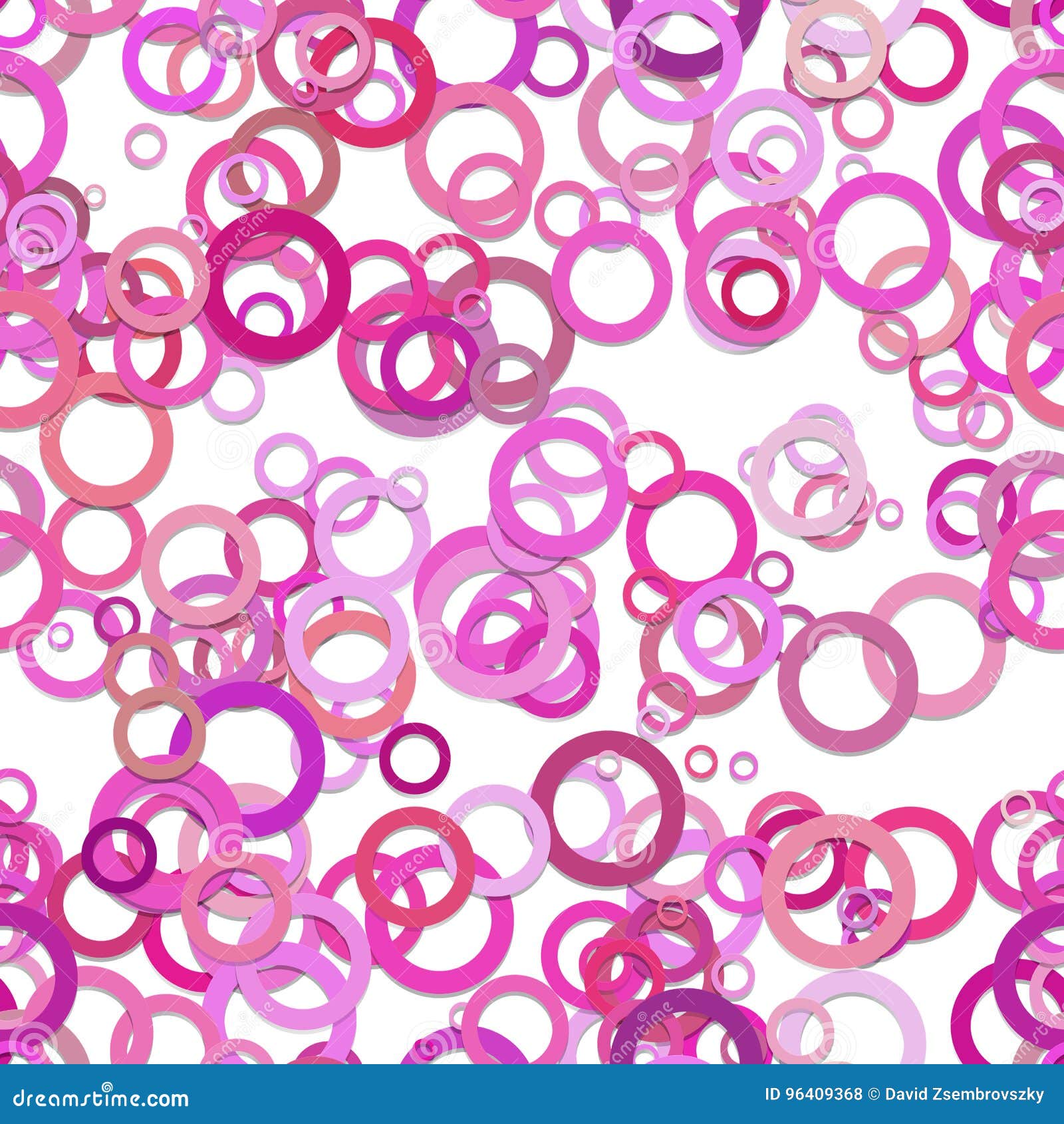 Repeating Abstract Circle Background Pattern - Vector Graphic from Pink ...