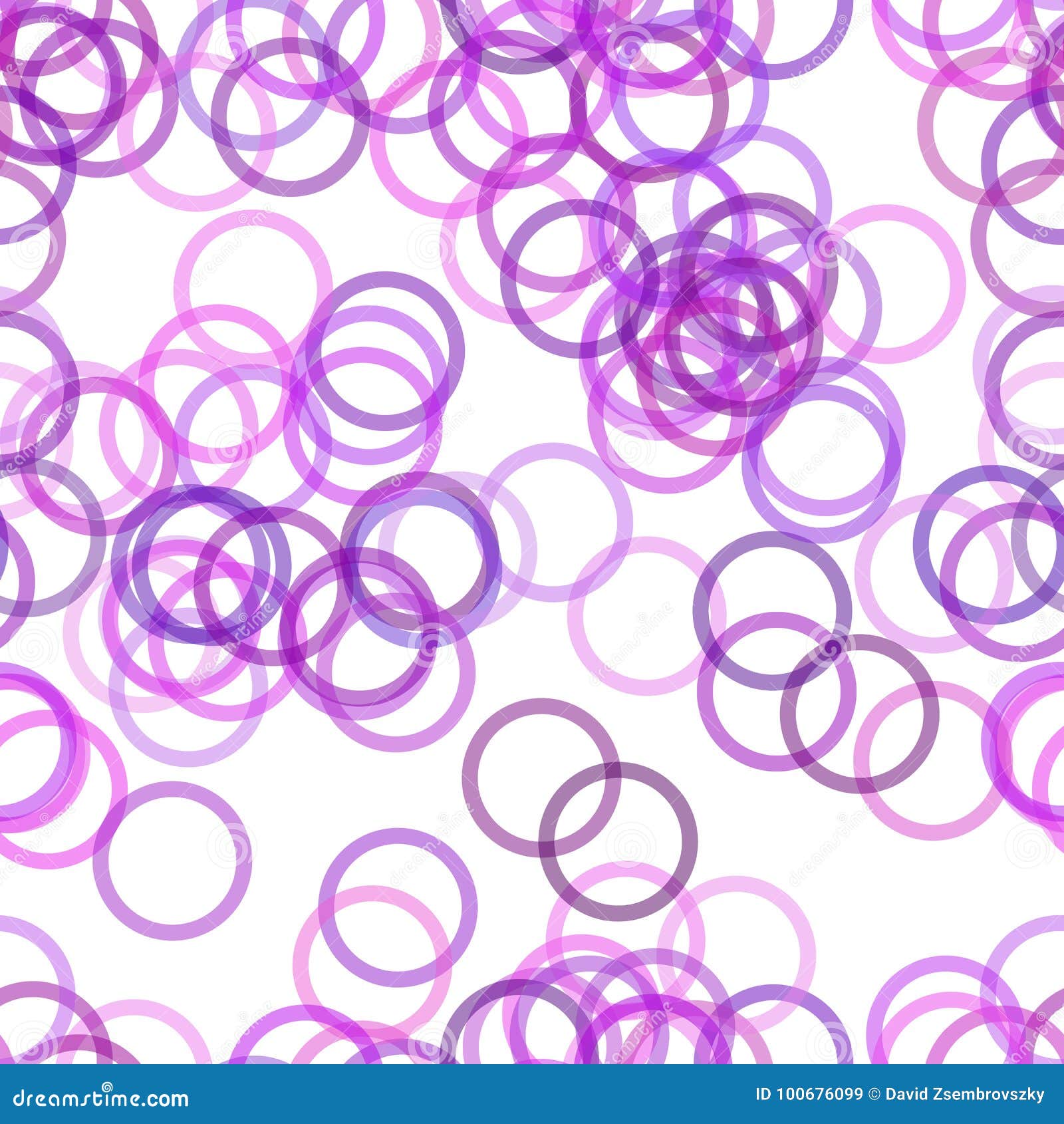 Repeating Abstract Geometrical Circle Pattern Background Vector