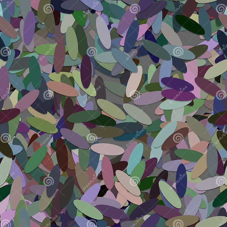 Repeating Chaotic Ellipse Background Pattern - Vector Illustration from ...