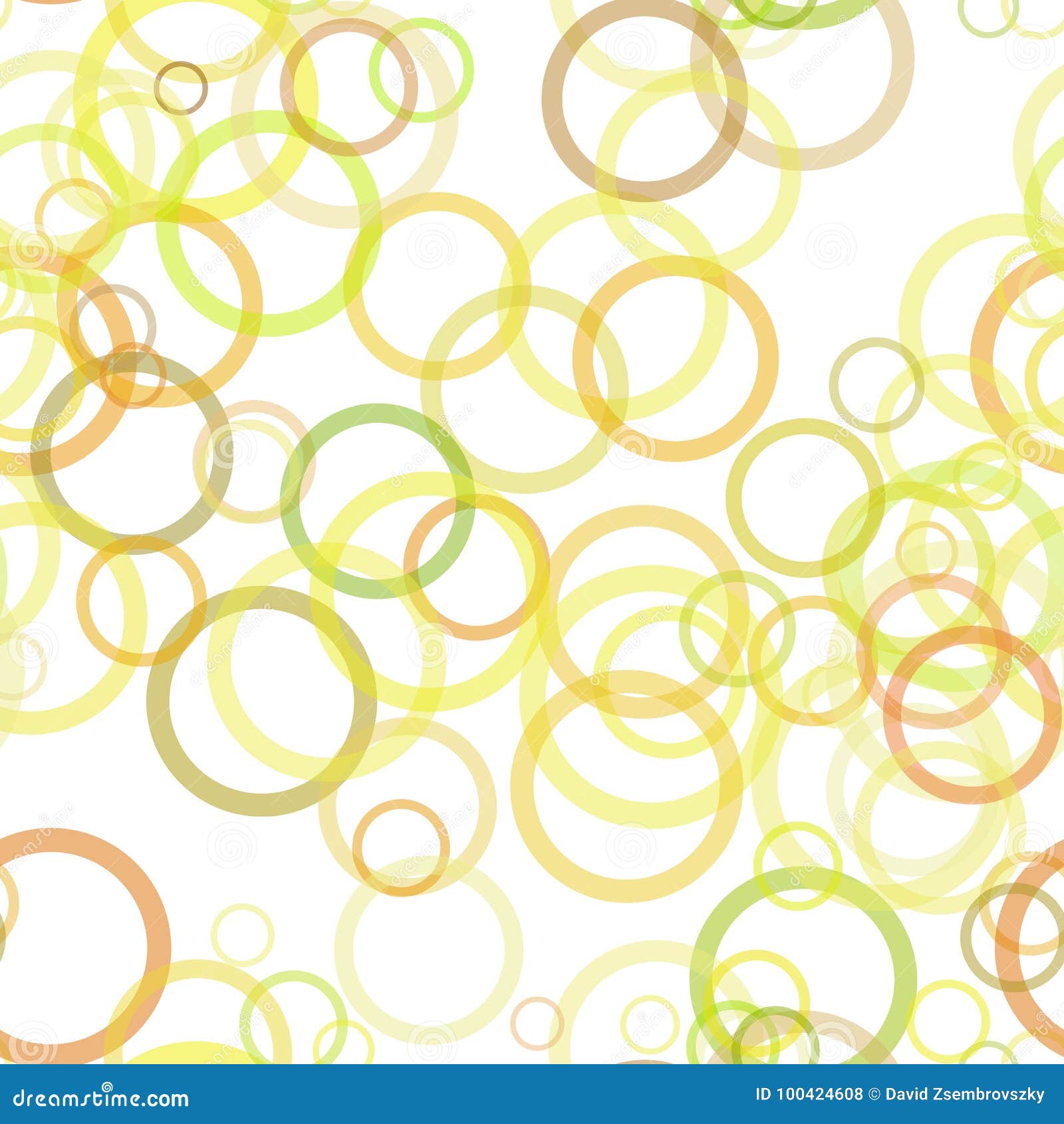 Repeating Circle Pattern Background - Vector Design from Rings Stock ...