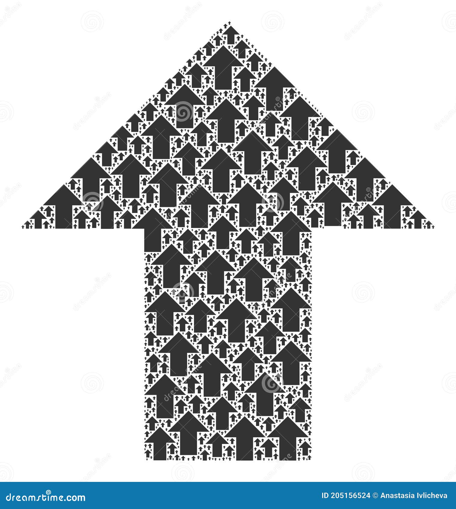 Arrow Up Recursion Collage of Itself Icons Stock Vector - Illustration ... Arrow Up Recursion Collage of Itself Icons Stock Vector - Illustration ...