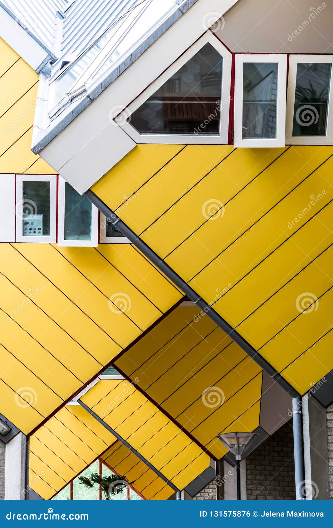 Repeating Cube Pattern of Cube Houses in Rotterdam, Netherlands ...