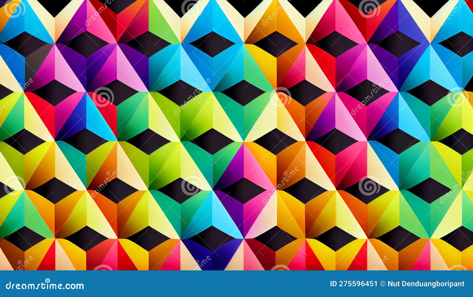 Generative AI, Diamond Prism - Vibrant Abstract Background Stock ...