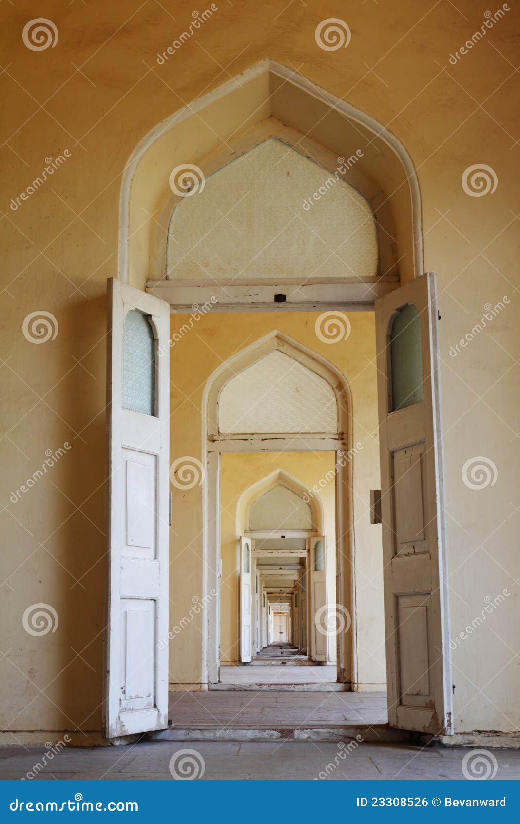 Repeating doors stock photo. Image of styles, arch, southern - 23308526