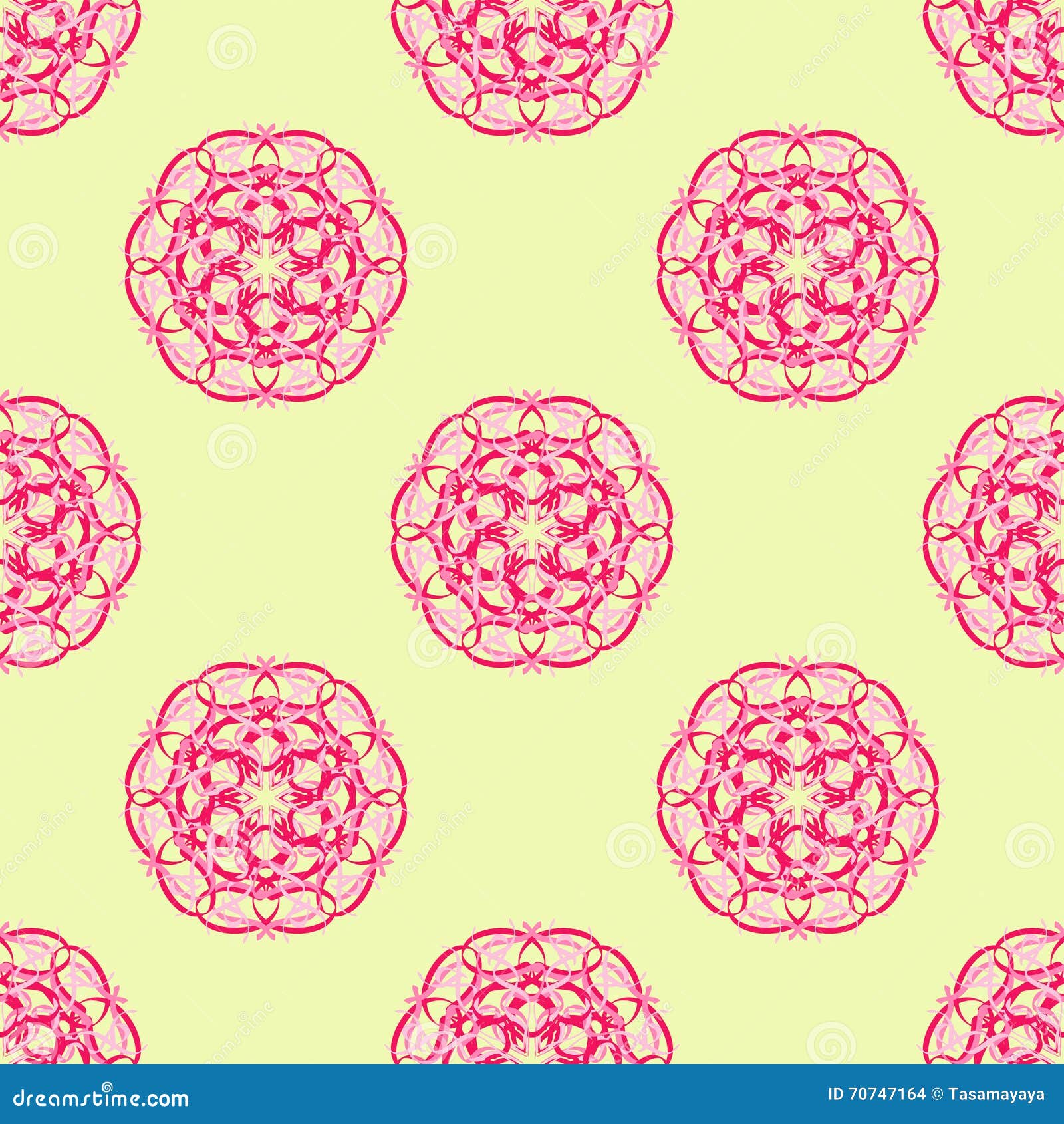 Repeating Endless Abstract Hand Drawn Background Stock Vector ...