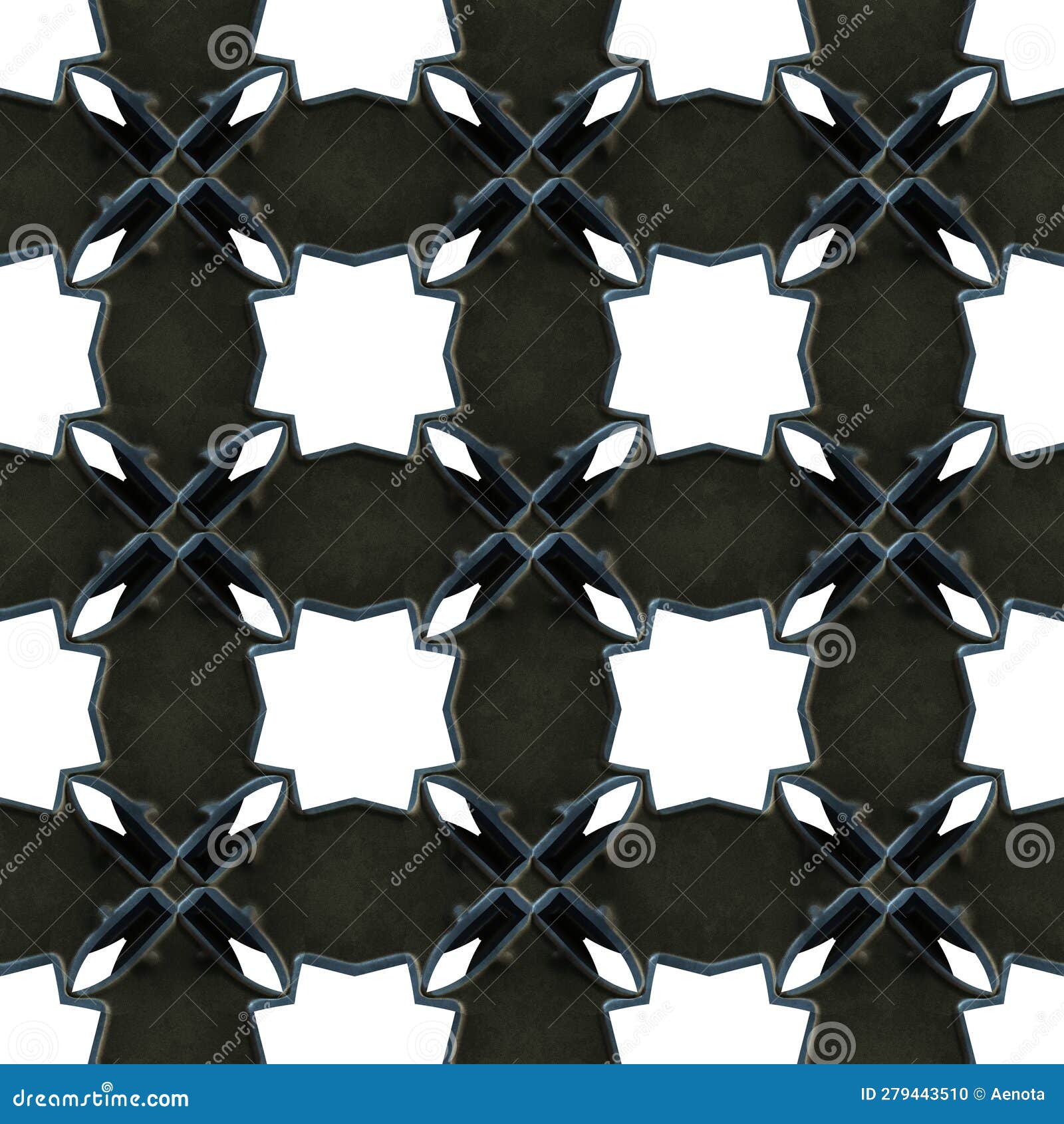 Repeating Forged Metal Lattice Background Stock Illustration ...