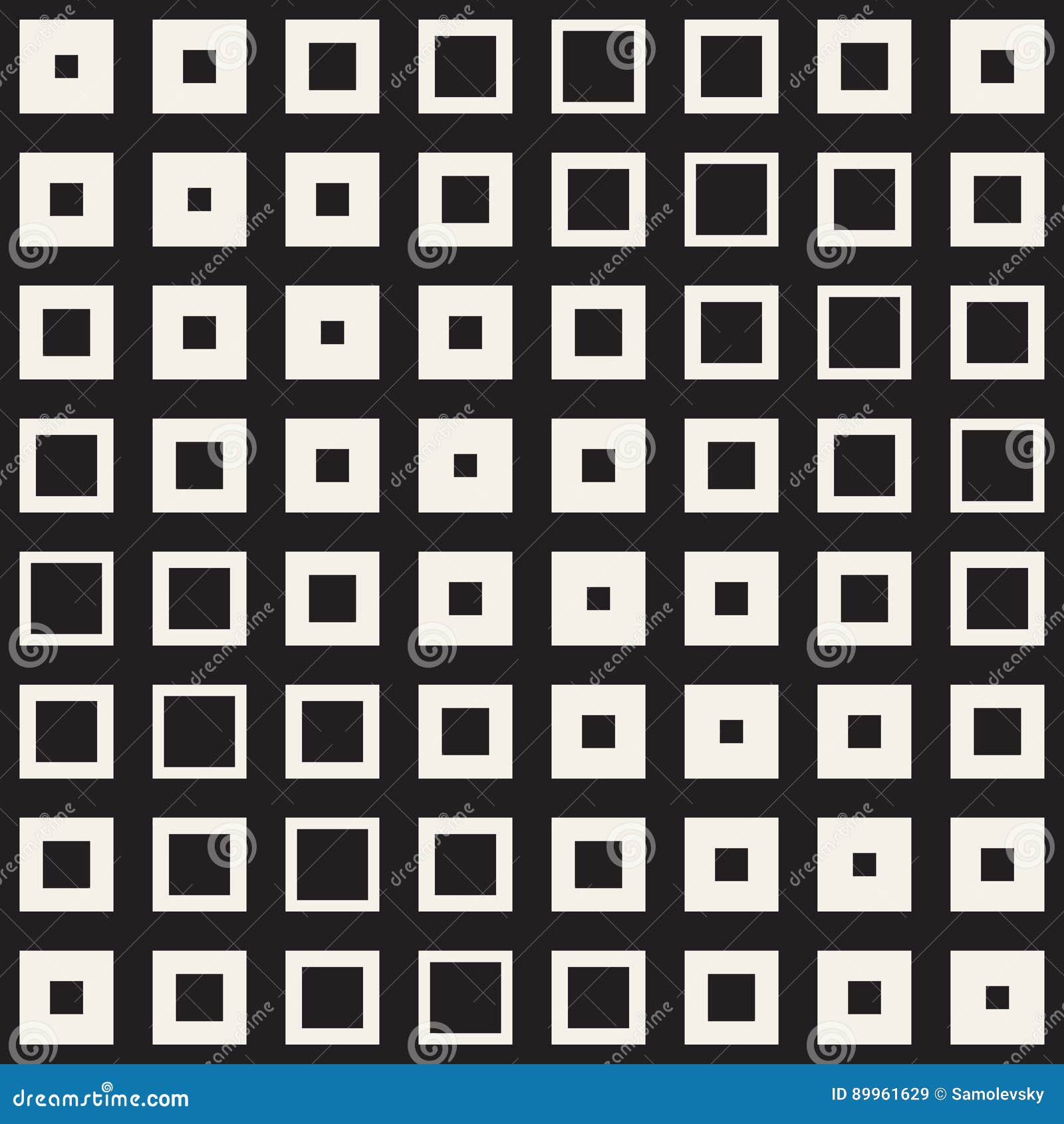 Repeating Geometric Rectangle Tiles. Vector Seamless Pattern. Stock ...