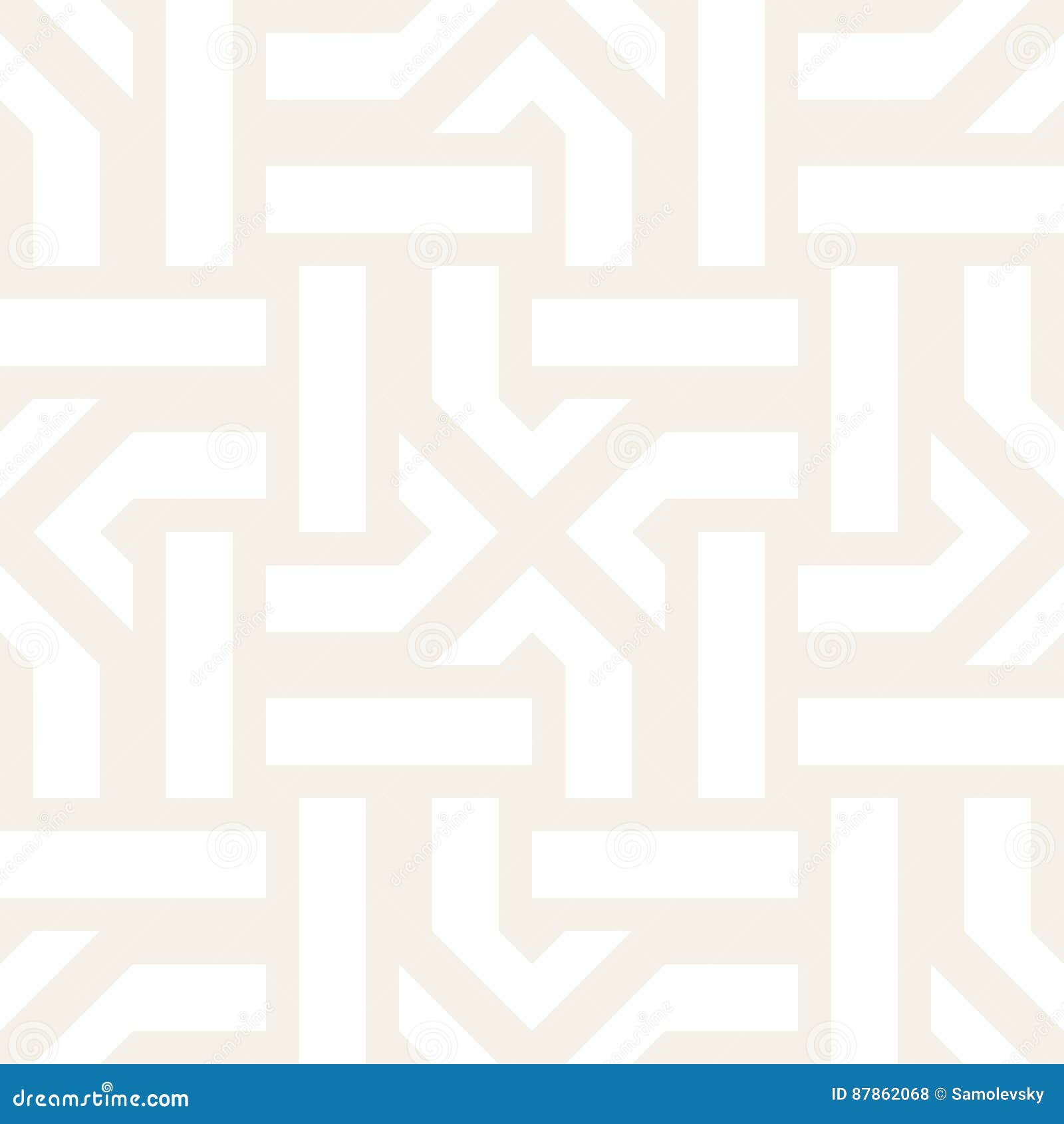 Repeating Geometric Stripes Tiling. Vector Seamless Monochrome Subtle ...