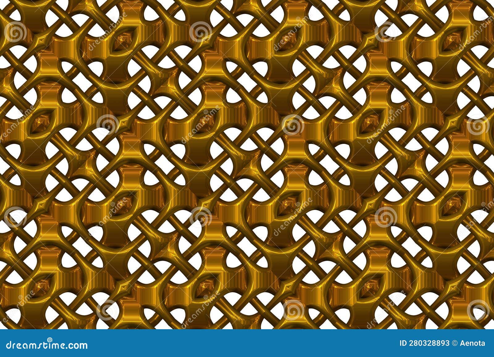 Repeating Gold Celtic Background Stock Illustration - Illustration of ...