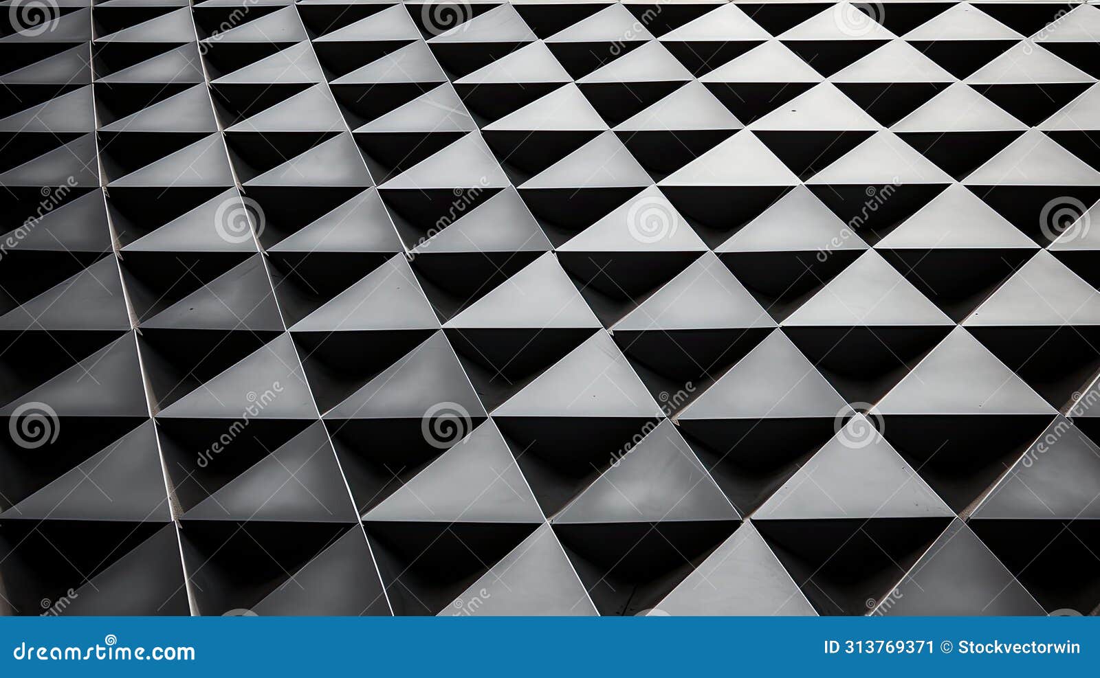 Repeating Gray Triangle Pattern Stock Illustration - Illustration of ...