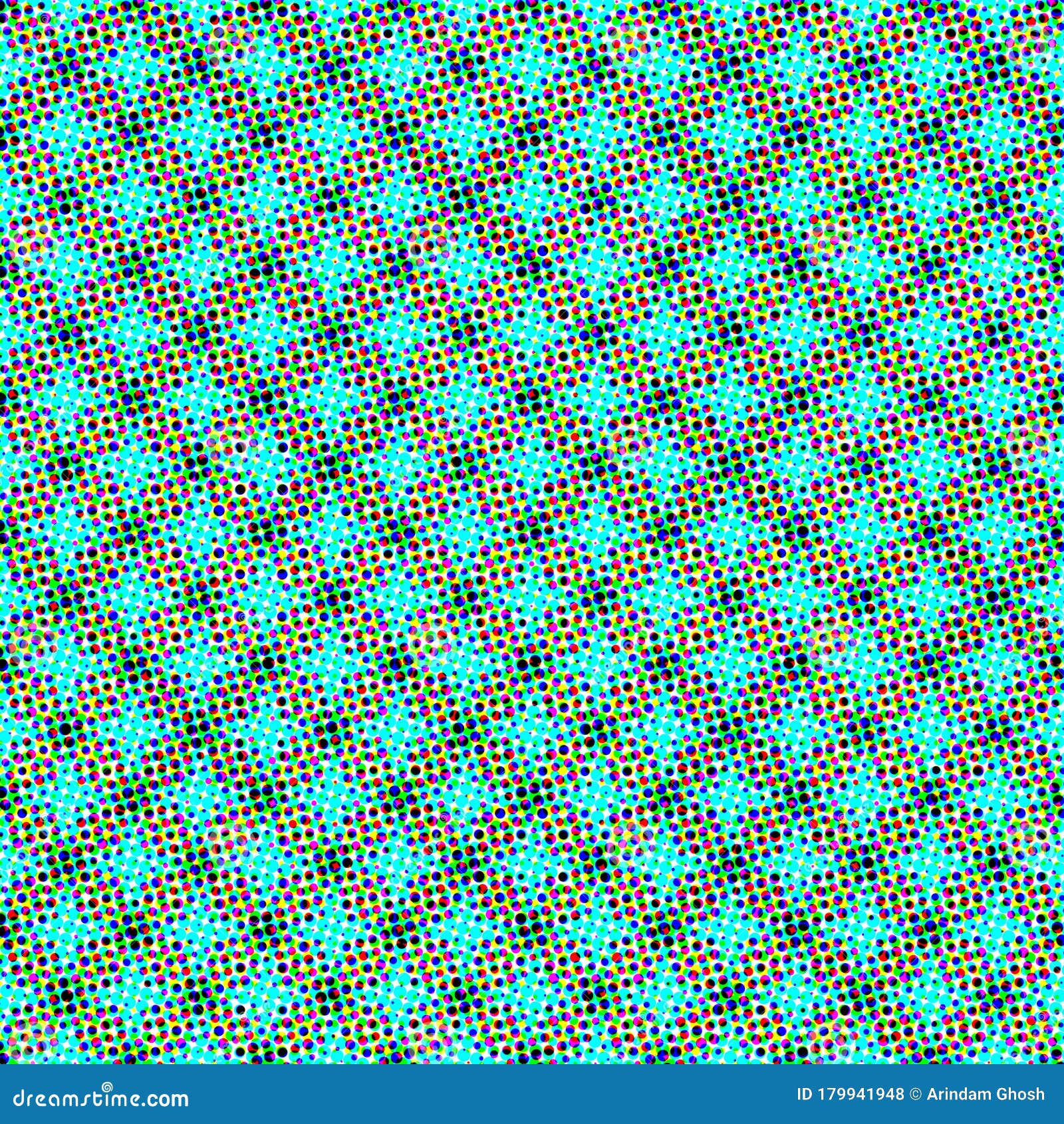 Repeating Halftone Dot Polygon Seamless Pattern Repeat for Textile and ...