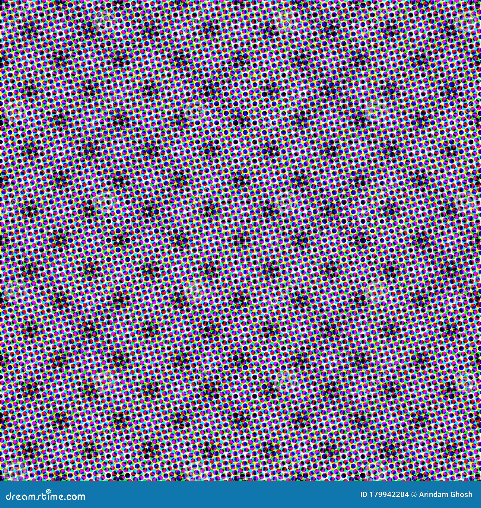 Repeating Halftone Dot Polygon Seamless Pattern Repeat for Textile and ...