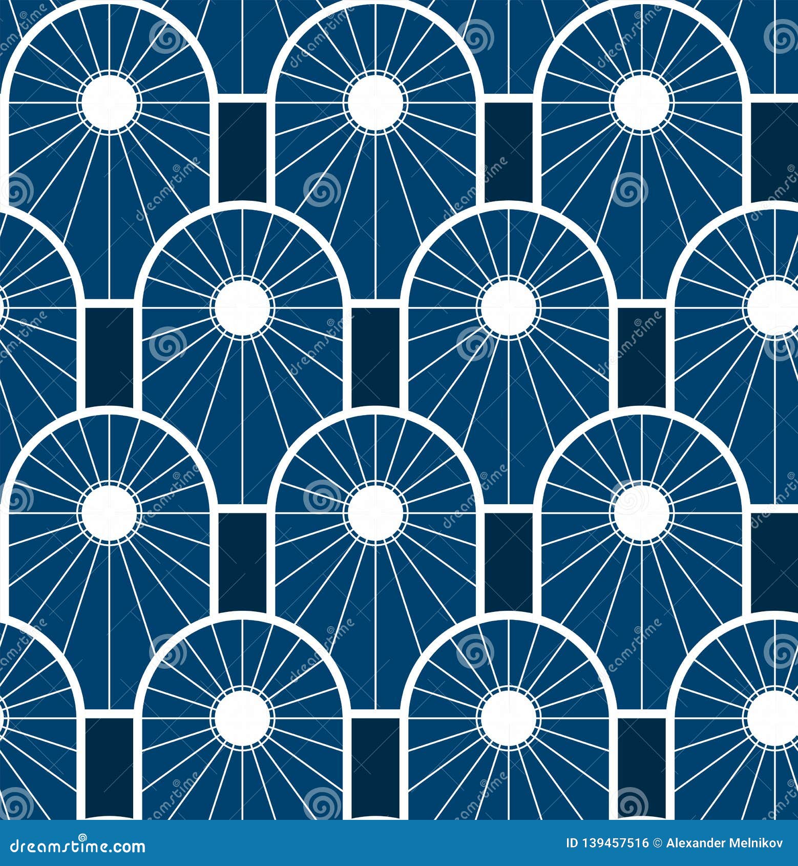 Repeating Japanese Wave Pattern Stock Vector - Illustration of element ...