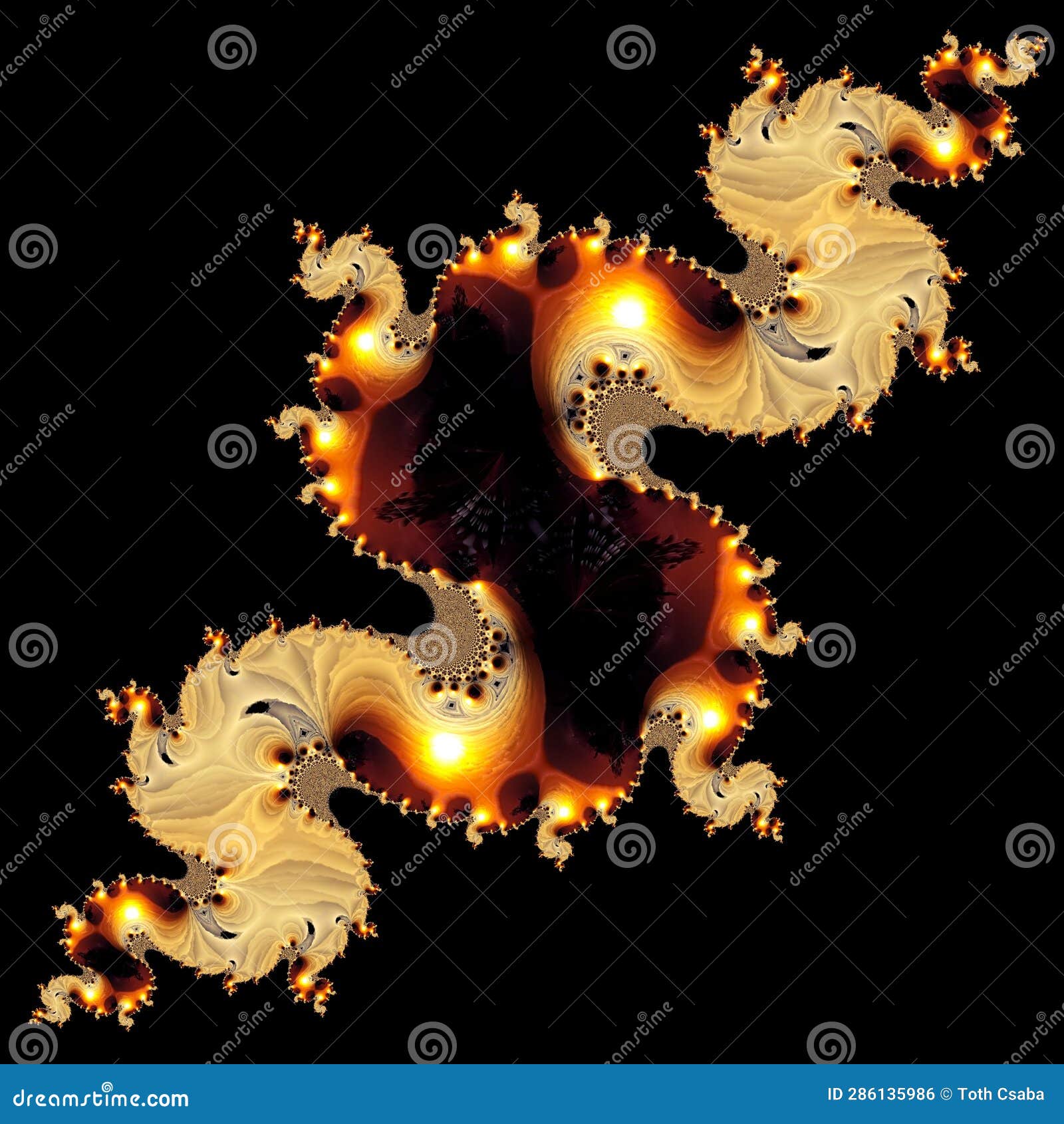 Repeating Mathematical Julia Pattern Set Stock Photo | CartoonDealer ...